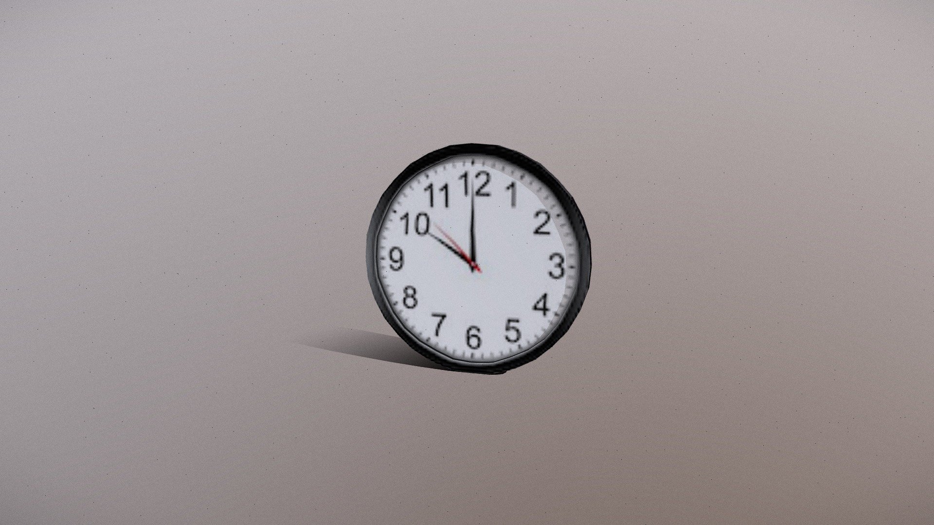 Lowpoly Wall Clock - Download Free 3D model by AspectStudios ...