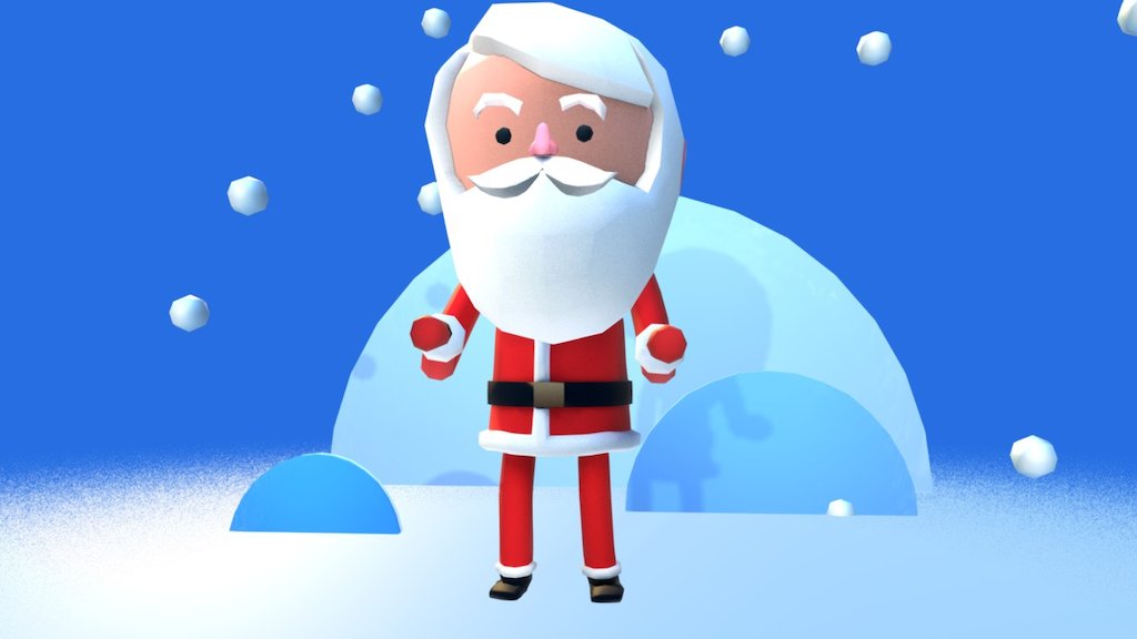 santa dance - 3D model by Nikolai Belyakov (@diapasma) [4f30404 ...