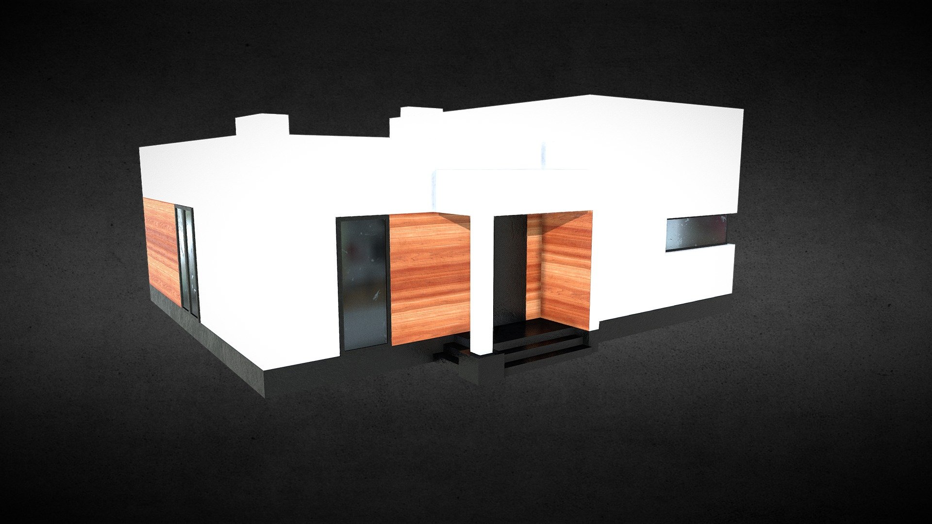 low poly cottage-3 (download) - Download Free 3D model by TheLea ...