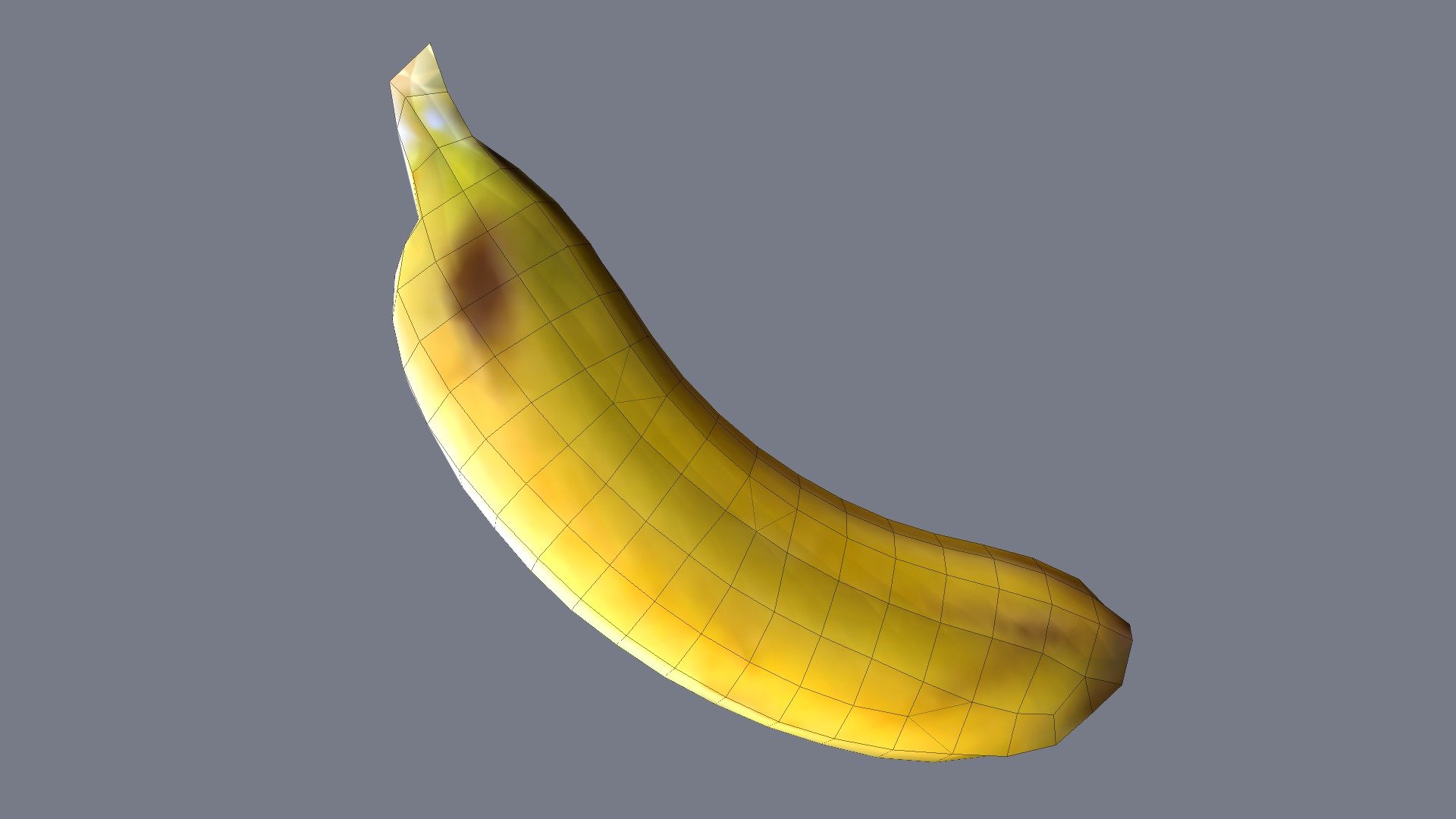 Banana - Download Free 3D model by leandro estrella (@leandroestrella ...