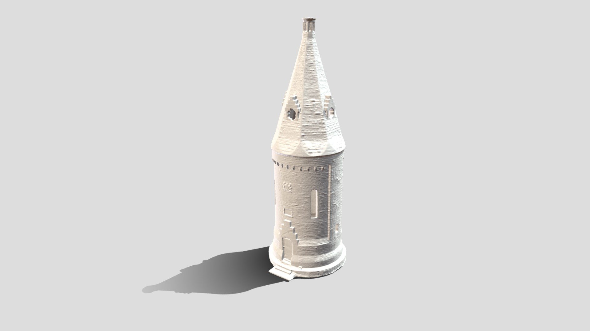 Hartshead Pike - detailed printable tower - Download Free 3D model by ...