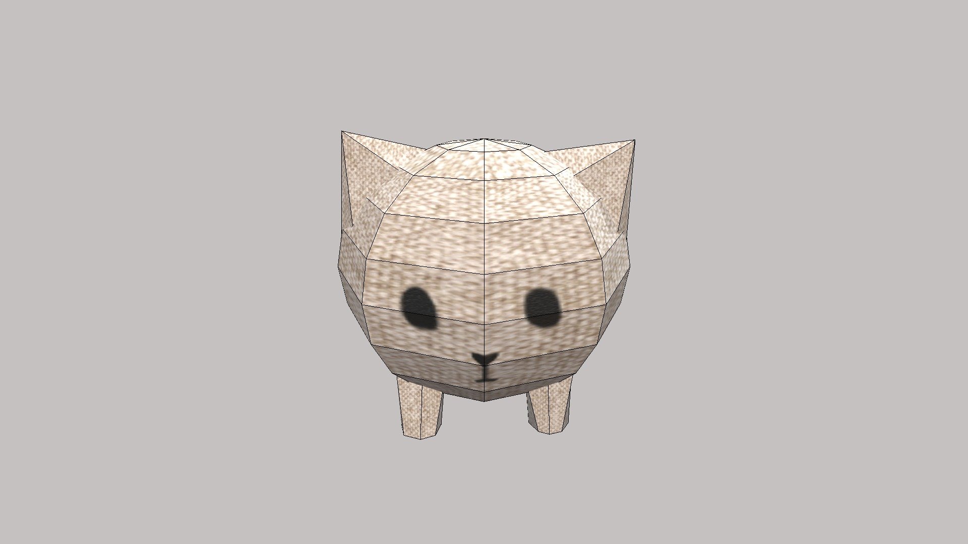 cat lowpoly - 3D model by graceleeeeeeecy [4f31835] - Sketchfab