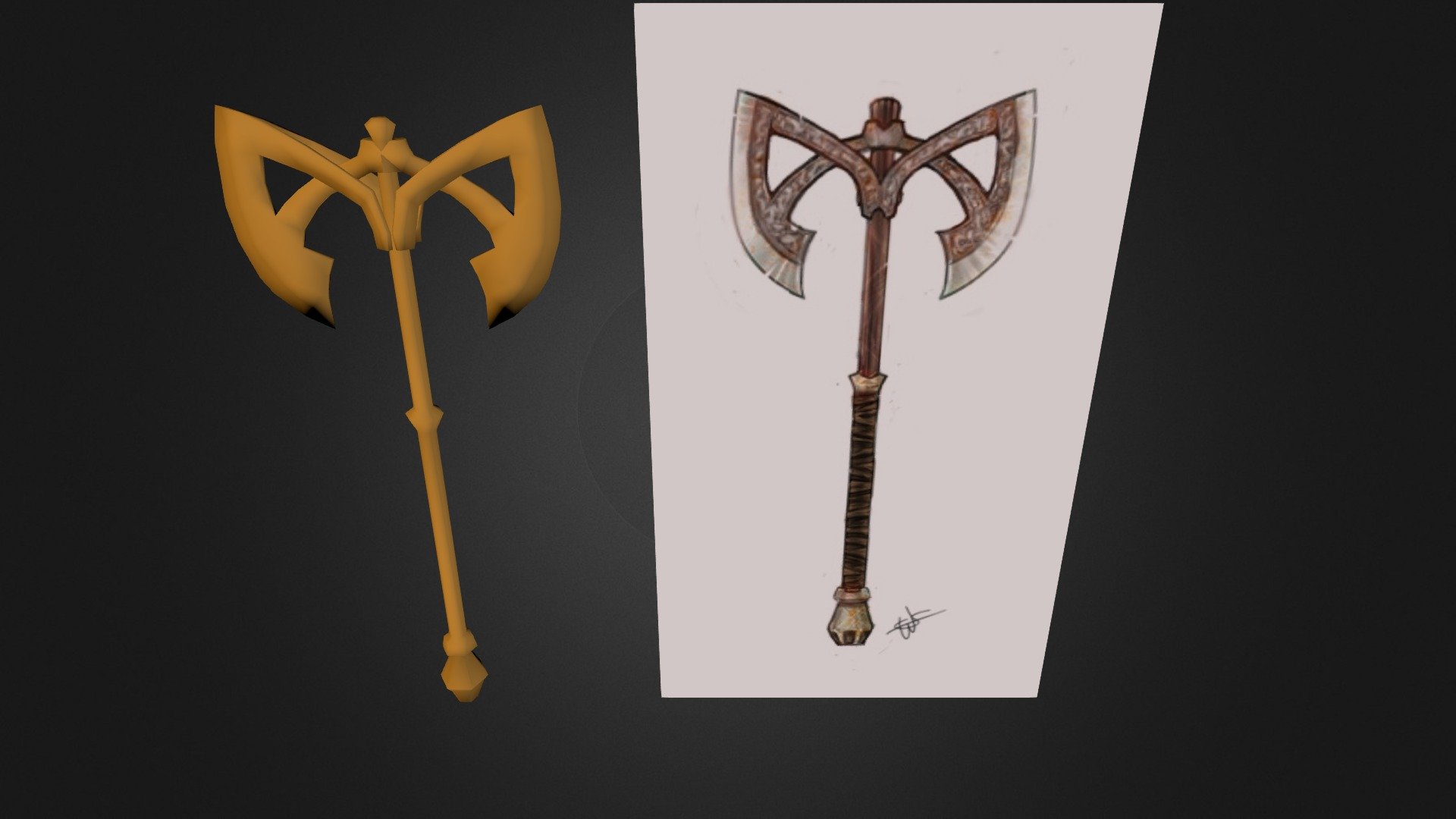 The Axe - 3D model by Andrew May (@amay3) [4f33c49] - Sketchfab