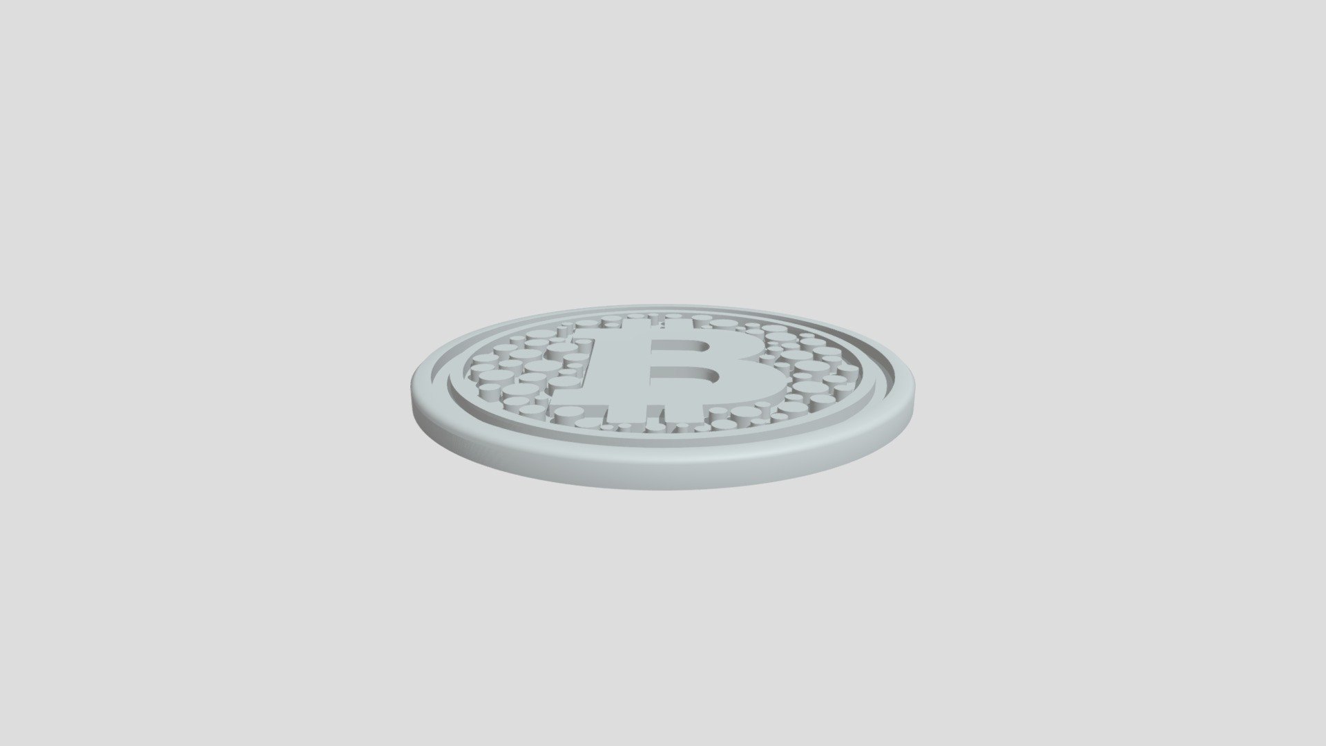 BITCOIN COASTER - 3D model by CryptoCloaks [4f33ef3] - Sketchfab