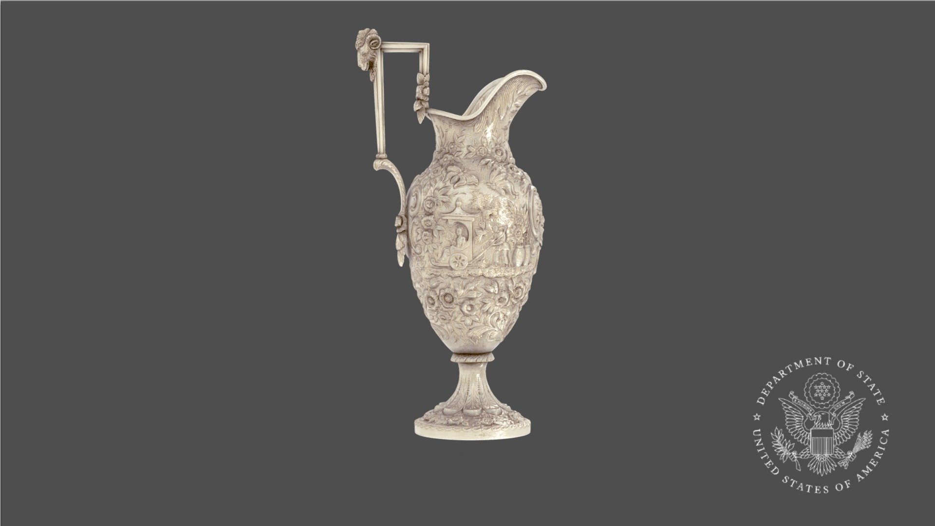 Water Pitcher - 3D model by Direct Dimensions (@dirdim) [4f34e6e ...