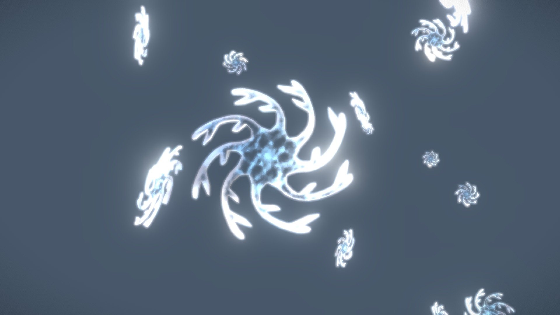 Spiral Snowflakes - Download Free 3D model by Duznot (@duz_vr) [4f34f13 ...
