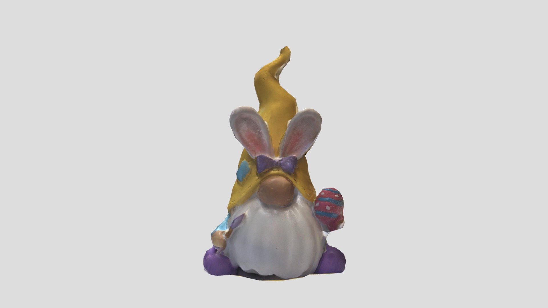 Gnome Bunny (Yellow) - Download Free 3D model by David Wigforss ...