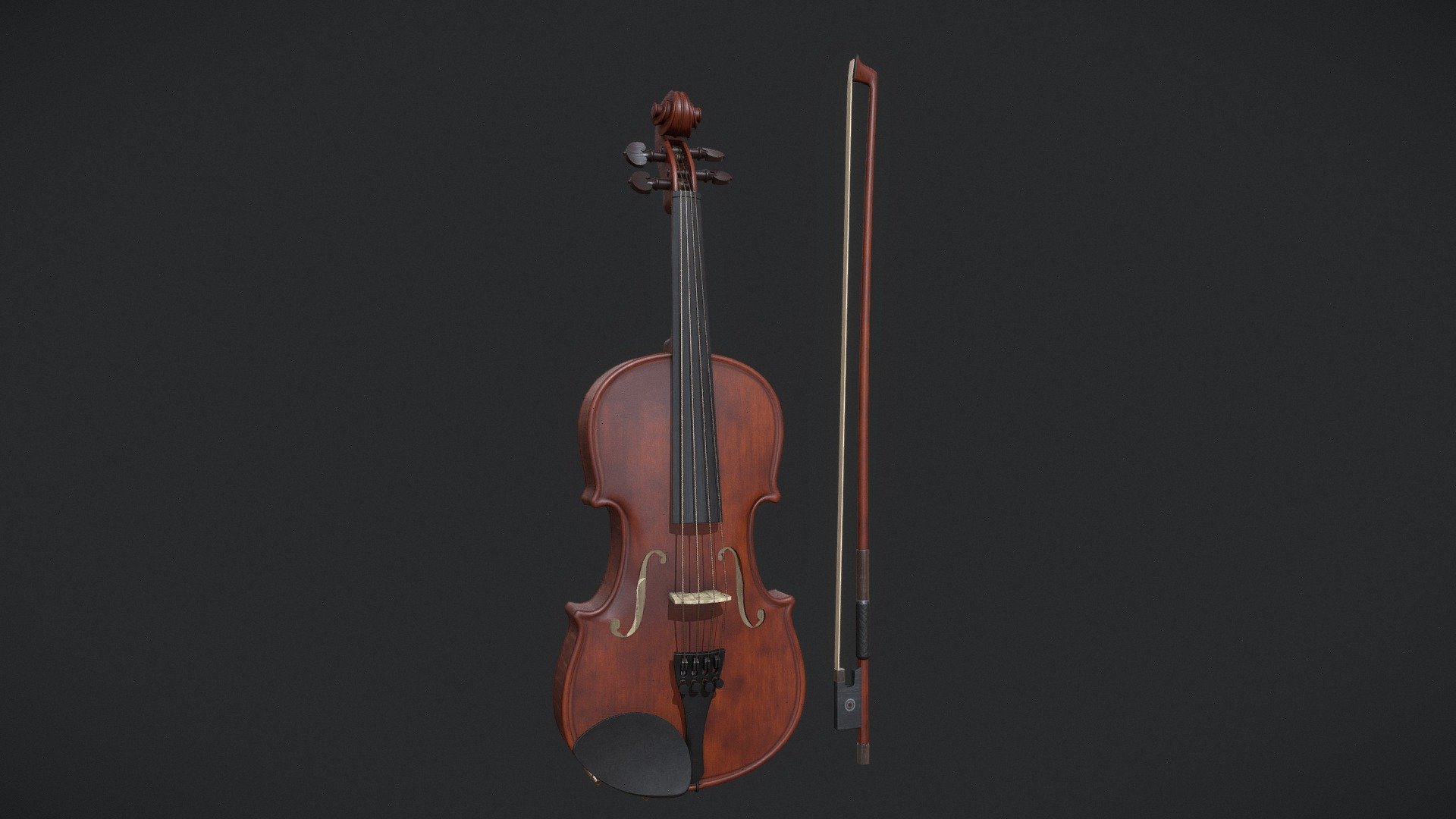 Violin - Buy Royalty Free 3D model by sujirour [4f374ec] - Sketchfab Store