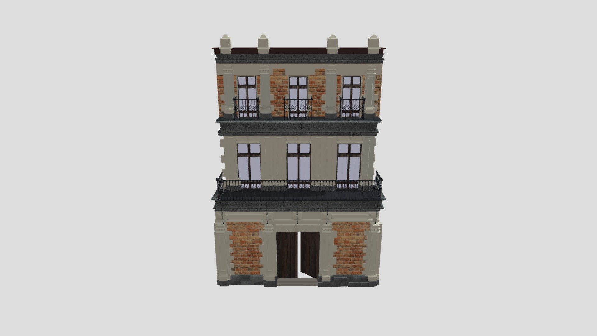 Fachada - 3D model by Re Gomez (@re.gomez) [4f39ed0] - Sketchfab