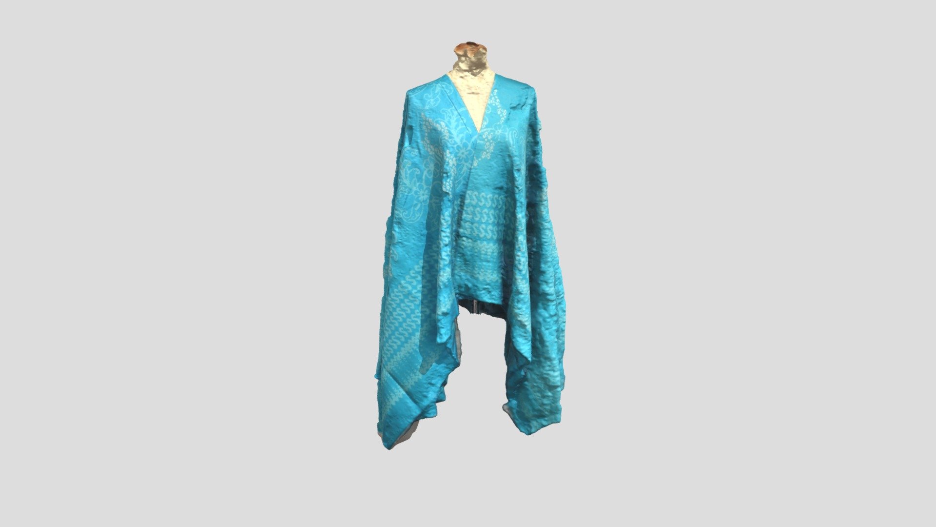 Batik blue - Download Free 3D model by amornthep2512 [4f40047] - Sketchfab