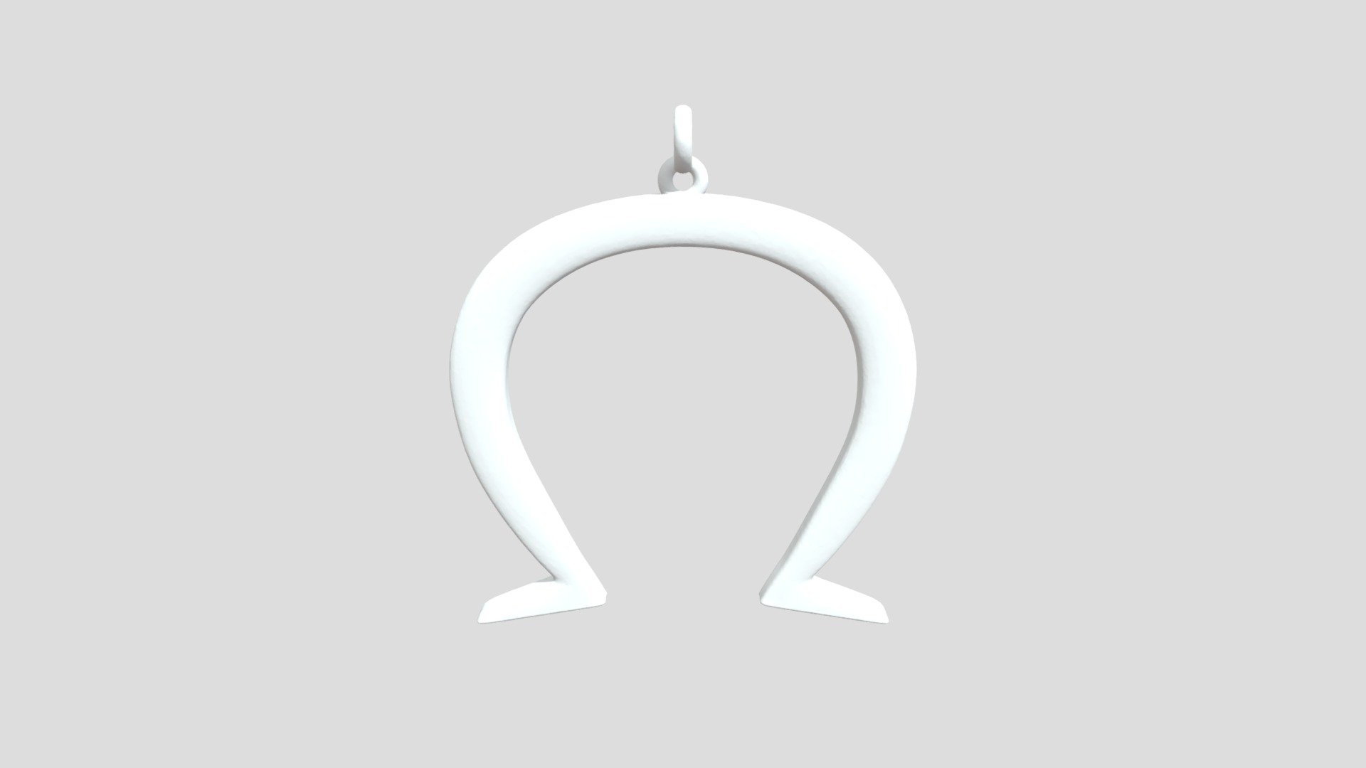 Omega Pendant - Download Free 3D model by kirrakaye [4f40304] - Sketchfab