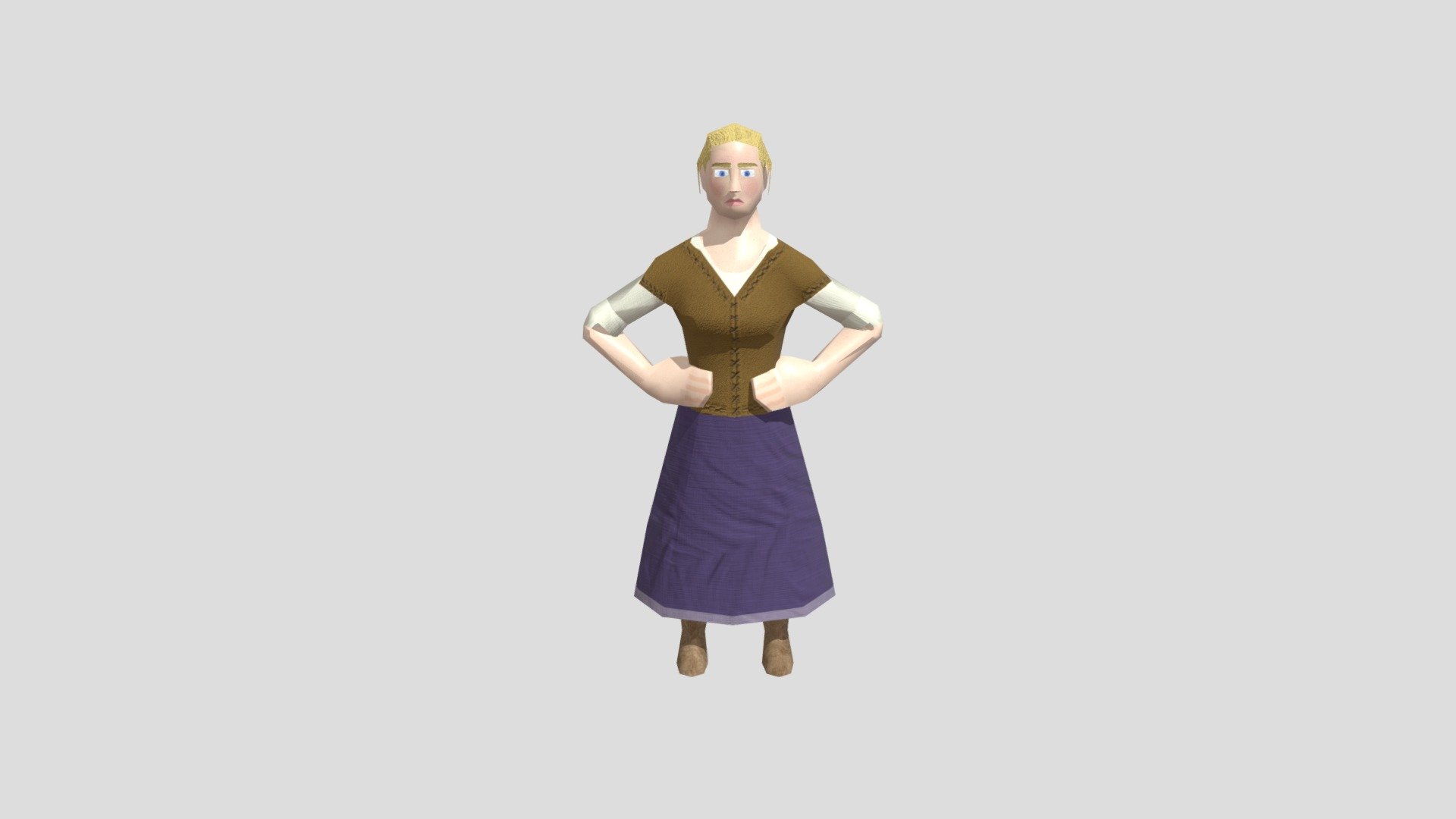 female villager animations - 3D model by freemanReloaded05 [4f41a15 ...
