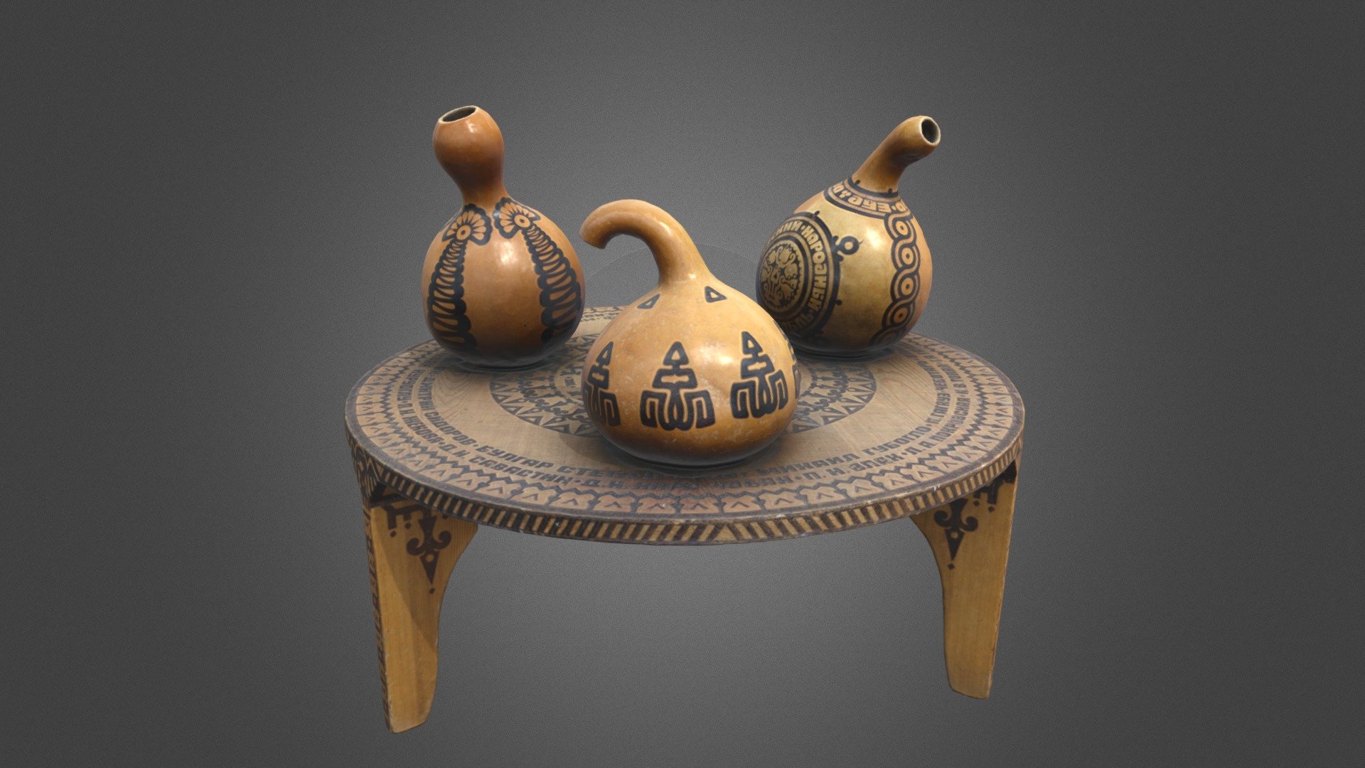 National Balkan Table - 3D model by viar_technology [4f43b90] - Sketchfab