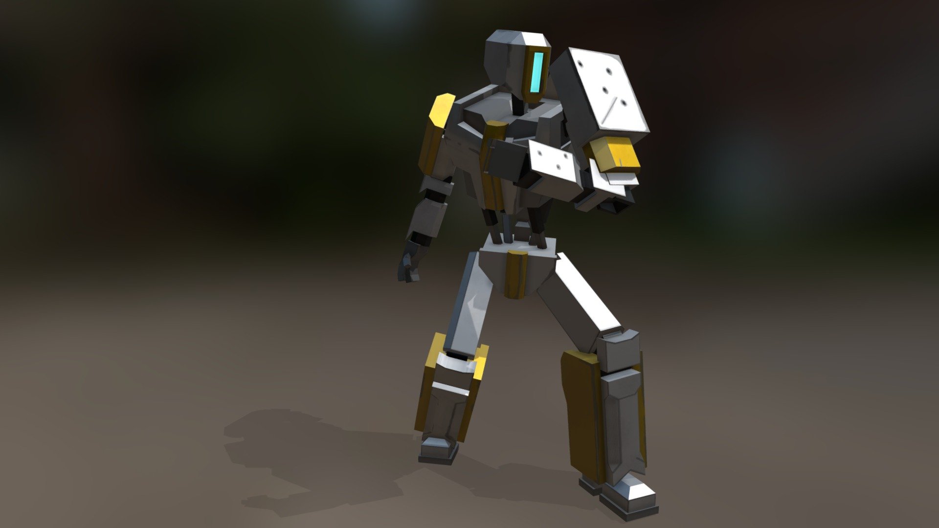 Robot character model - 3D model by XuXuanKuang [4f44a0f] - Sketchfab