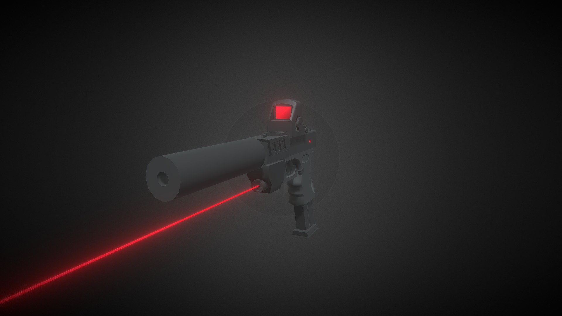 Weapon GLO-17 Gun Game Asset Vol.3 (Tactical) - 3D model by eretichable ...