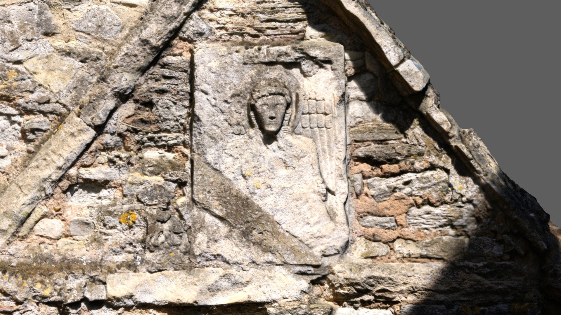 The Angel of Deerhurst - 3D model by Professor Dominic Powlesland (@d ...