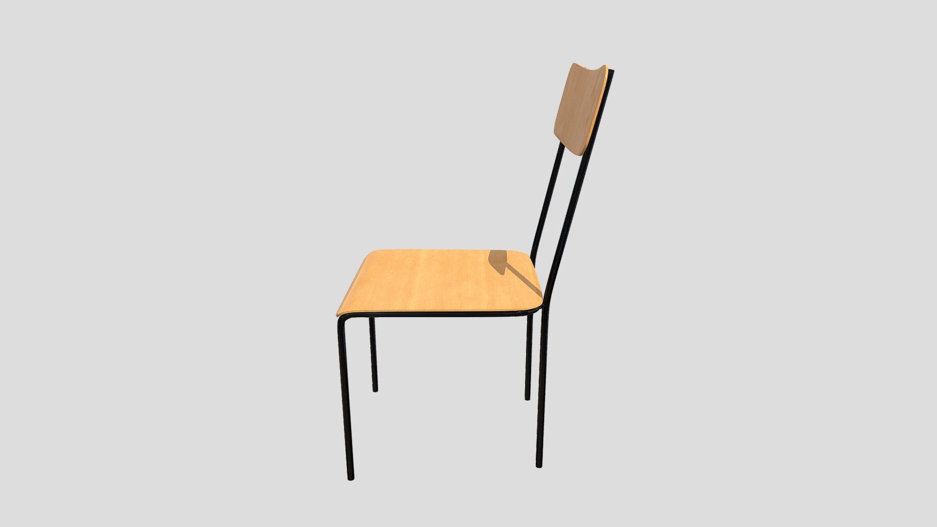 School Chair - Download Free 3D model by zaki_reg [4f46781] - Sketchfab