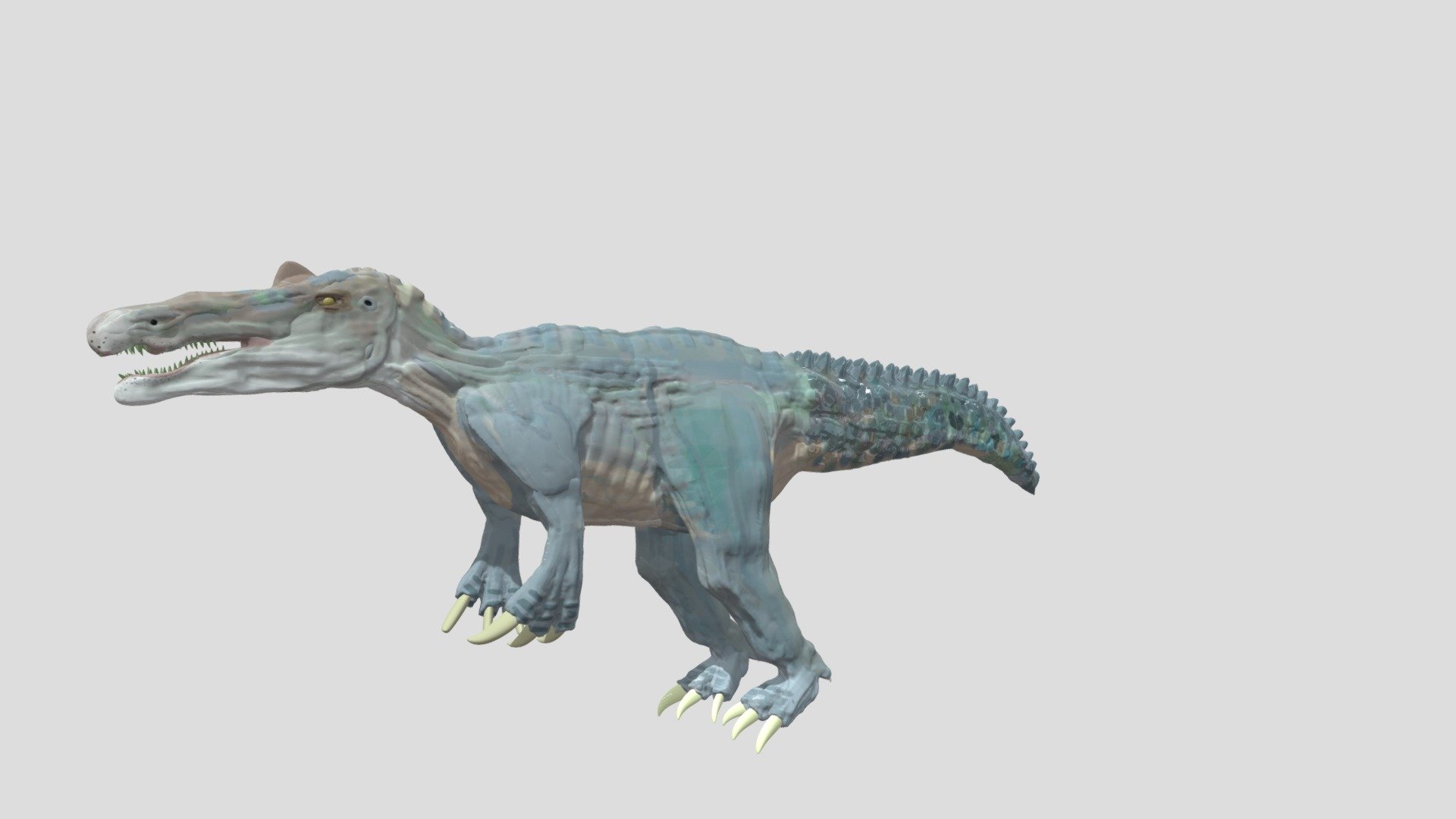 baryonyx 3d model - 3D model by Stephen (@Murgys) [4f46889] - Sketchfab