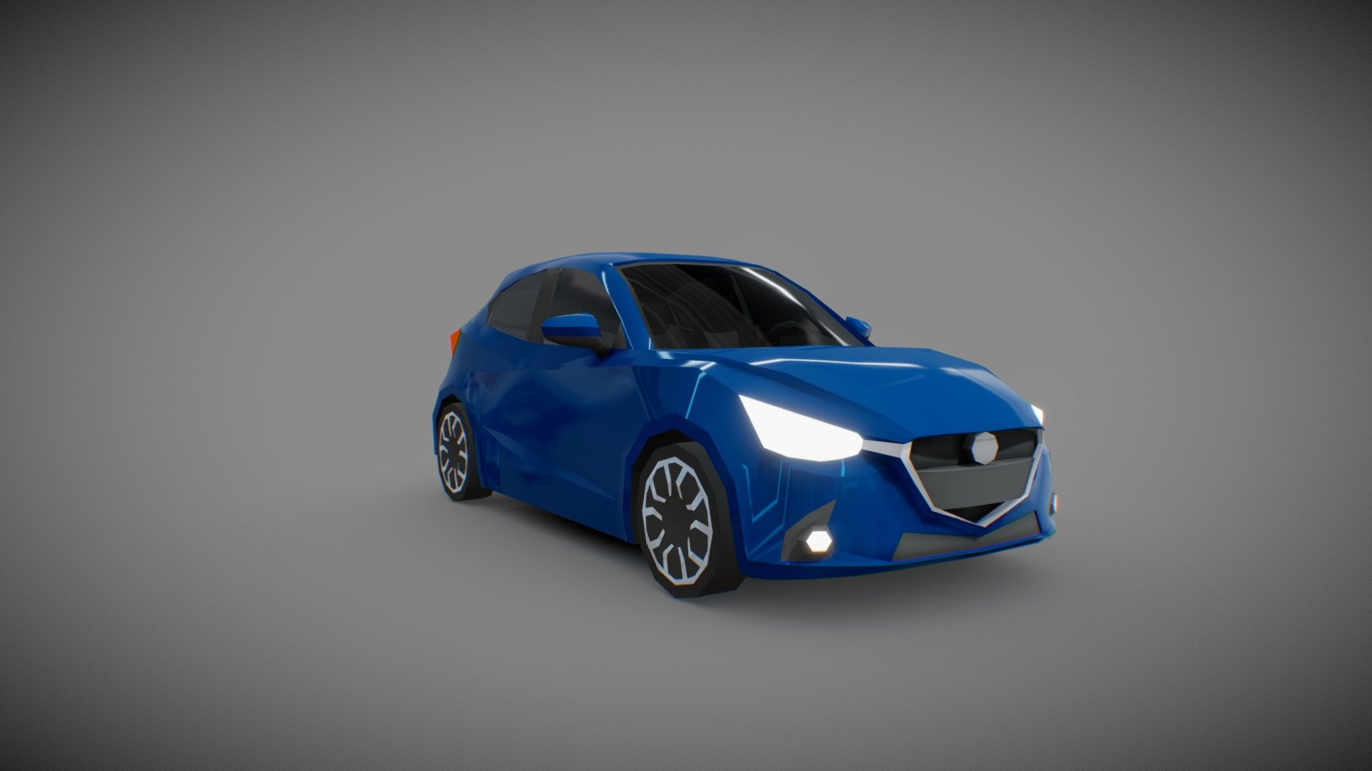 Mazda 2 - 3D model by Duc Ha (@79f9fdd2c28b4e6ba4411bbd588a8f) [4f46caa ...