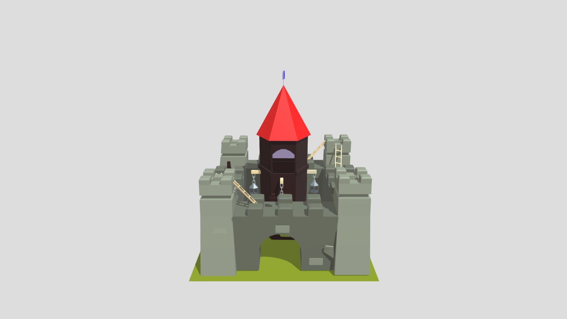 Castillo - Download Free 3D model by Akxme_17 (@akxme0411) [4f47a83 ...