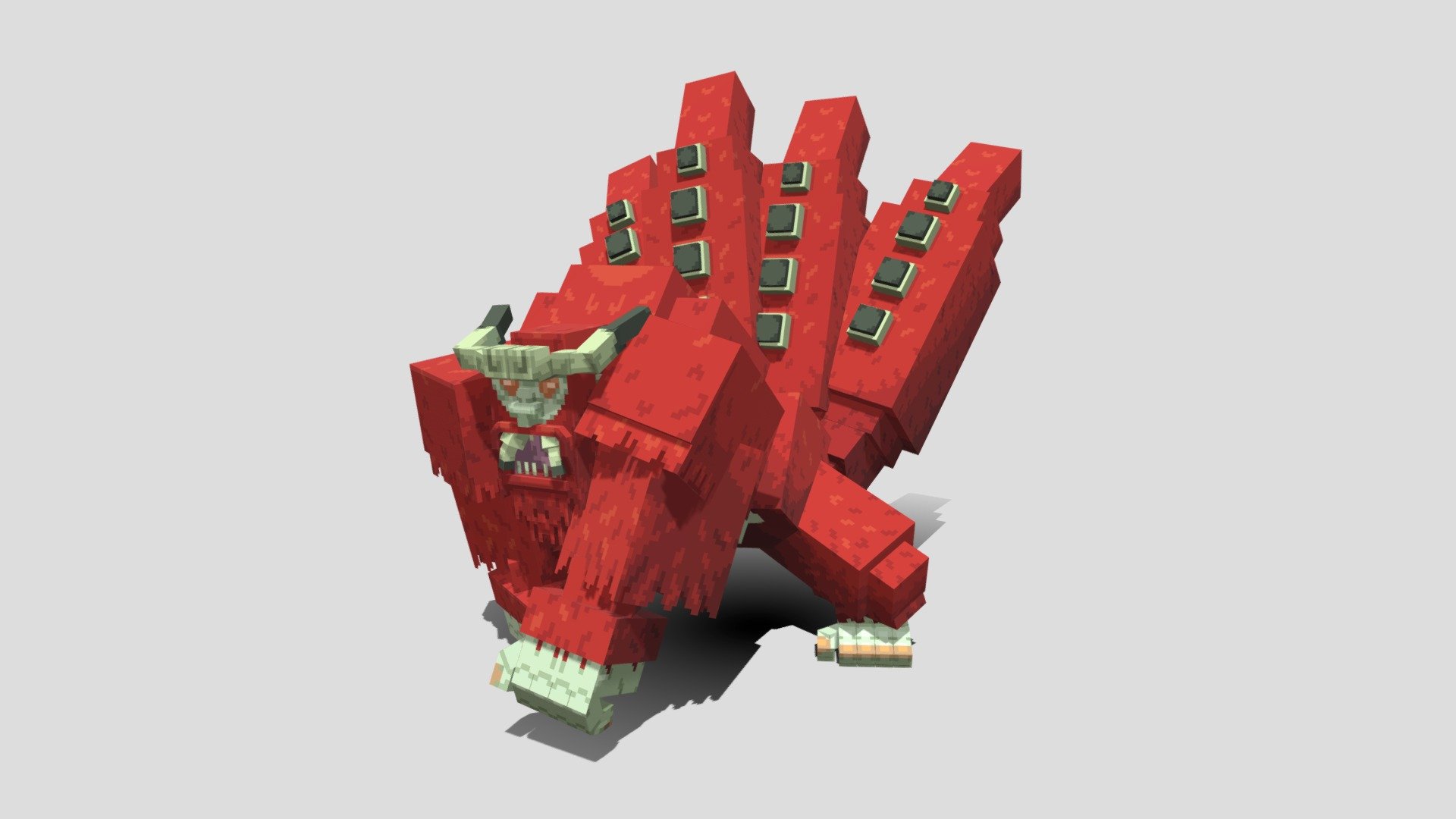 Son Goku Minecraft RPG Boss #BlockBench #Naruto - 3D model by W ...