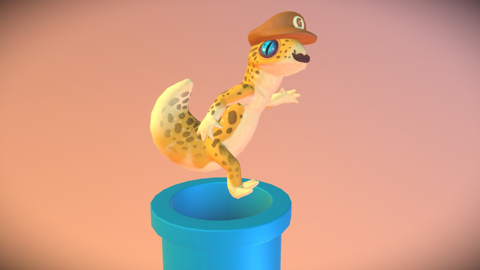 Super Gecko Bros. - 3D model by Josh Smith (@Yoshiboy721) [4f48833 ...