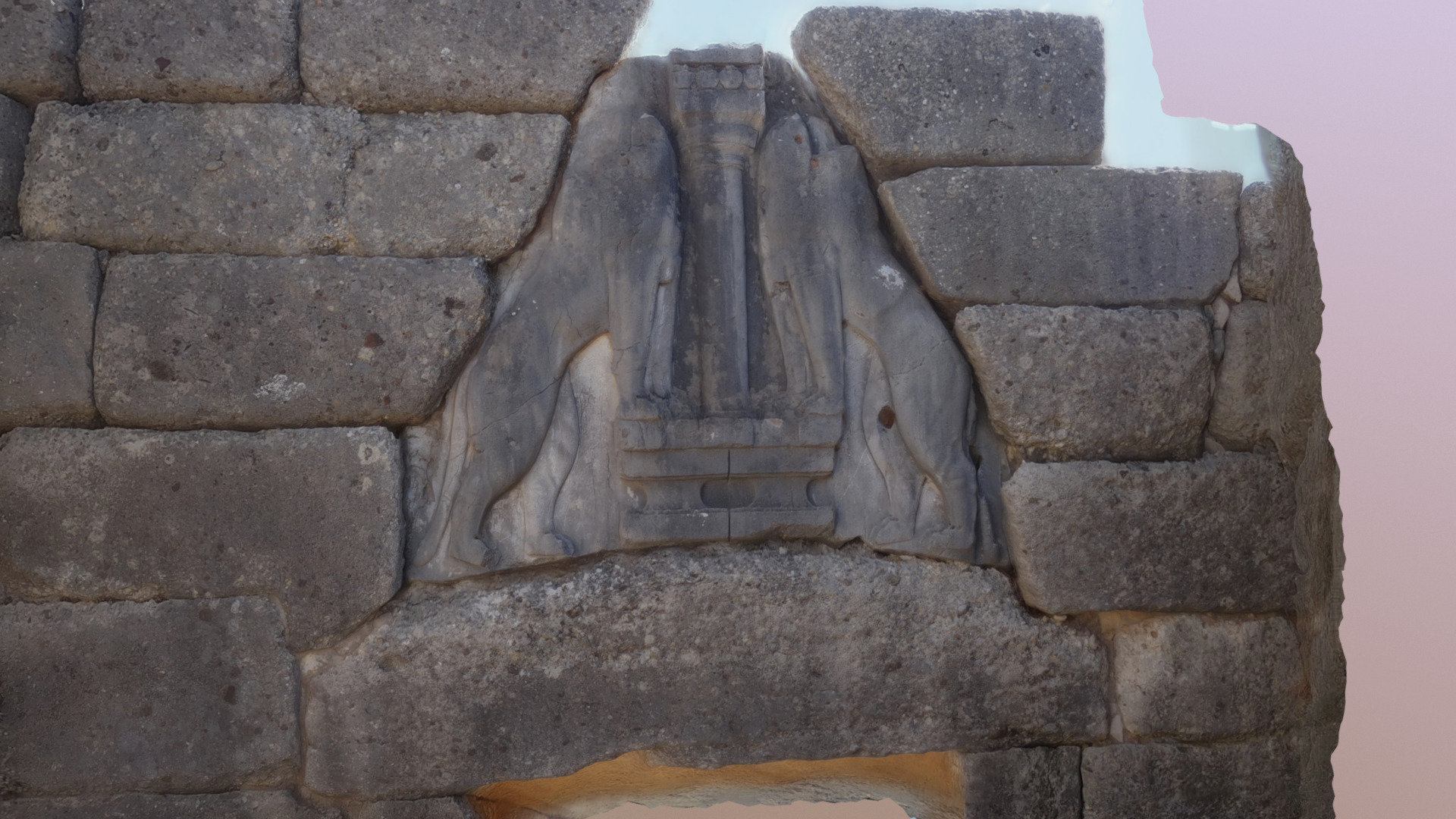 Lion Gate, Mycenae - 3D model by GeoNico [4f4a9d7] - Sketchfab