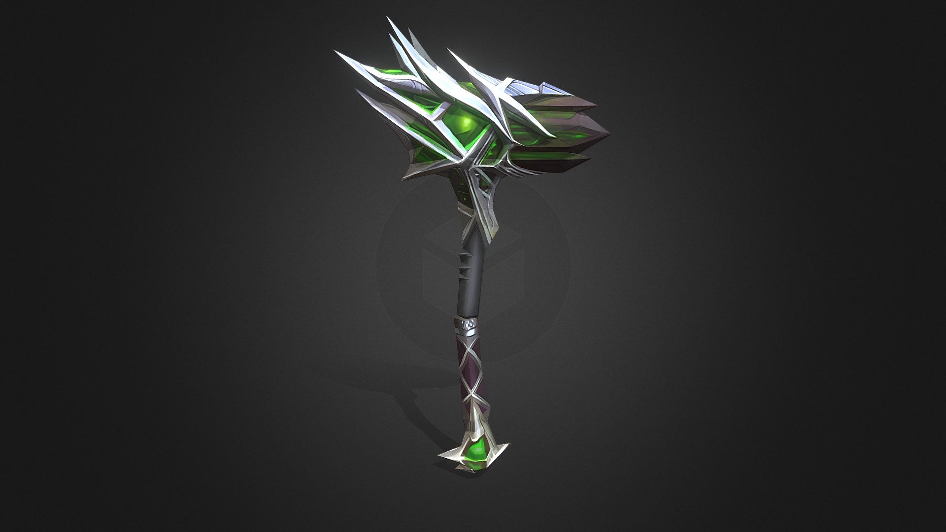 Stylized Fantasy RPG Hammer - 3D model by DeepZone (@DeepZone3D ...