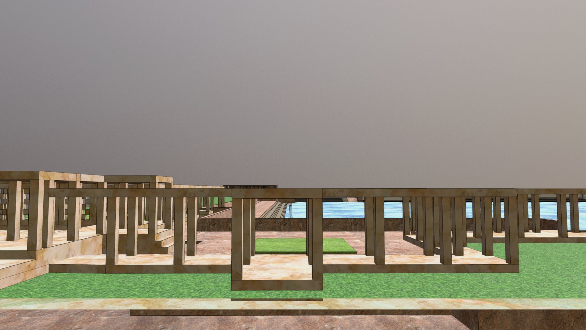 pavilion sarkhej roza - 3D model by Vipasha Chauhan (@UA7517) [4f4b26a ...