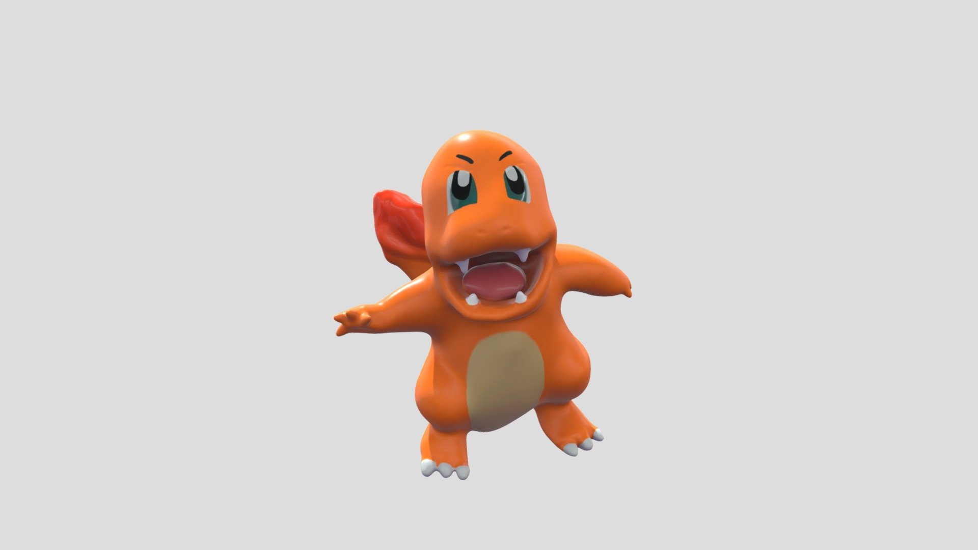 Charmander - 3D model by lagartito [4f4c7de] - Sketchfab