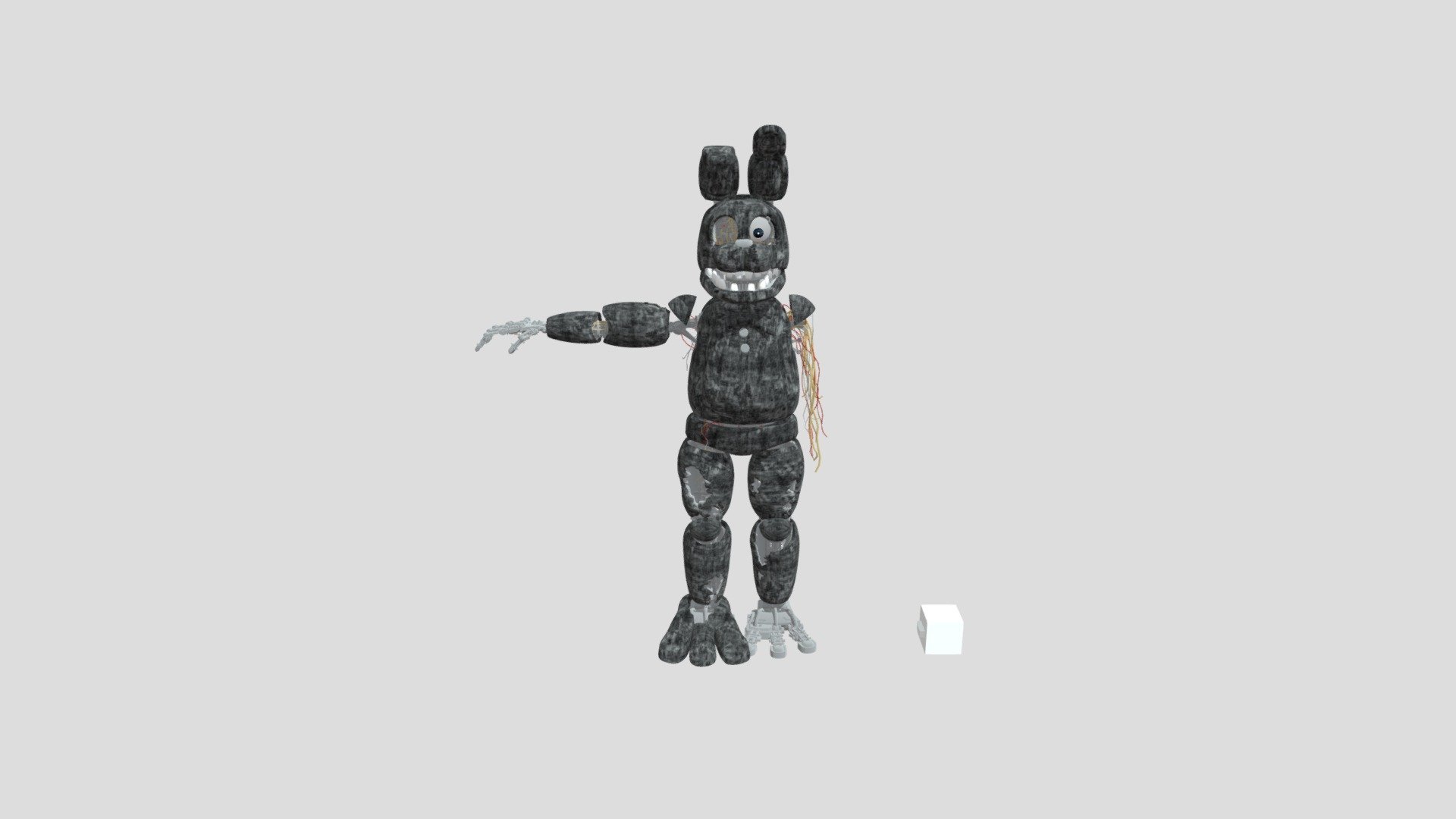 Withered Bonnie With Face_REMASTER - Download Free 3D model by Freddy ...