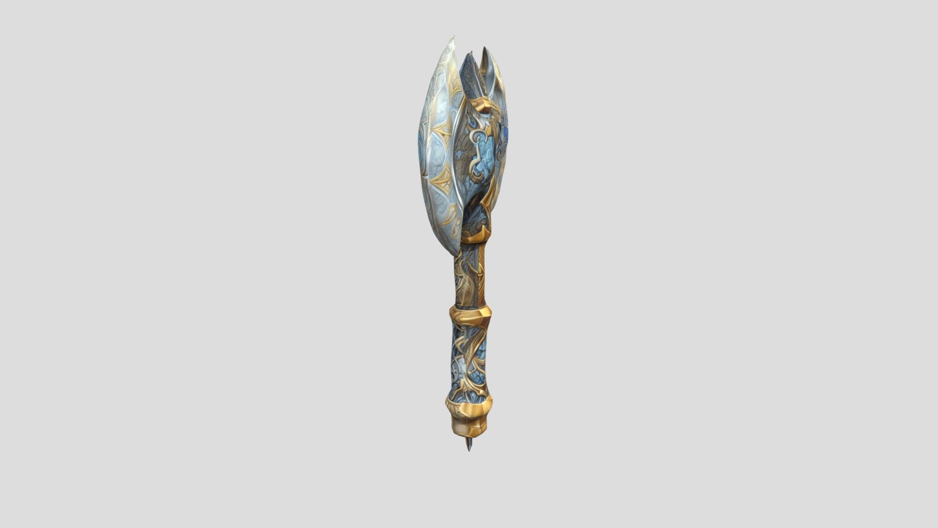 A legendary battle axe fantasy - Download Free 3D model by fazy ...