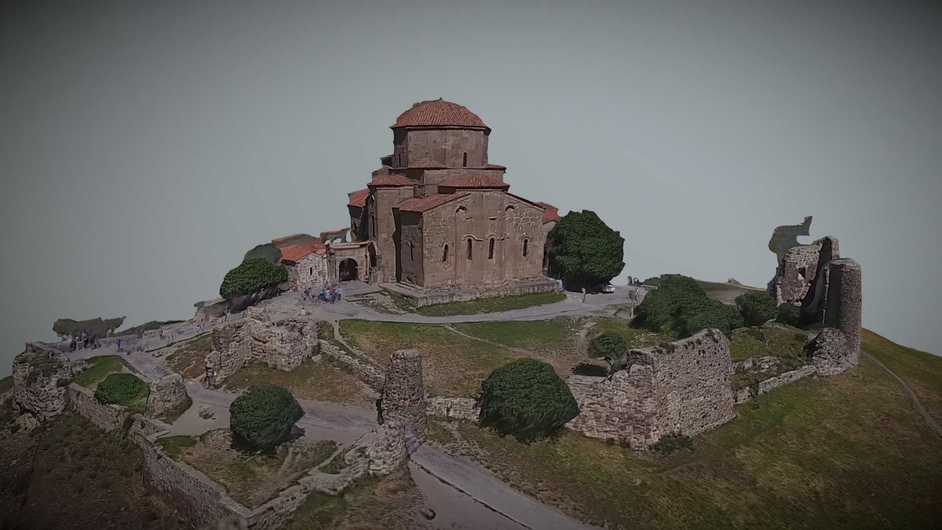 El monasterio de Jvari photogrammetry scan - Buy Royalty Free 3D model ...