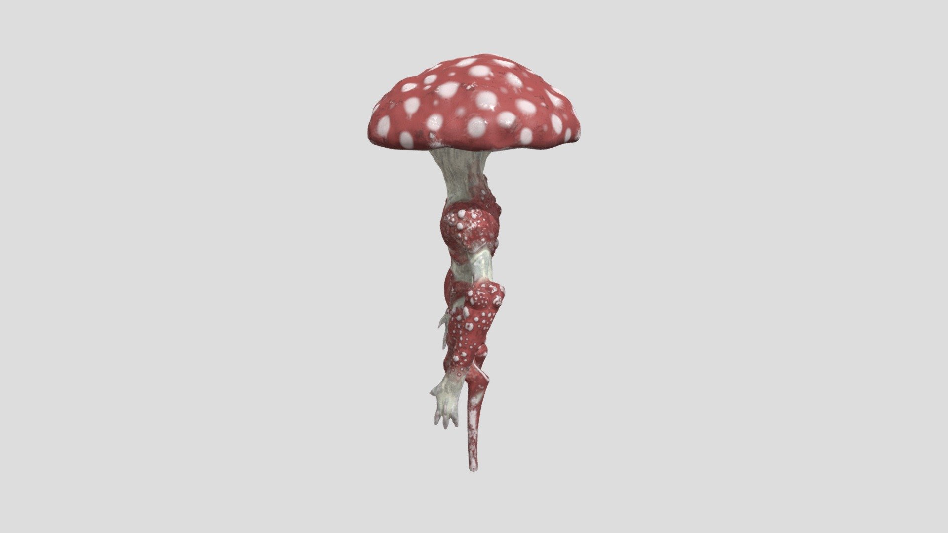 Monster mushroom - Download Free 3D model by EgKull [4f53a09] - Sketchfab