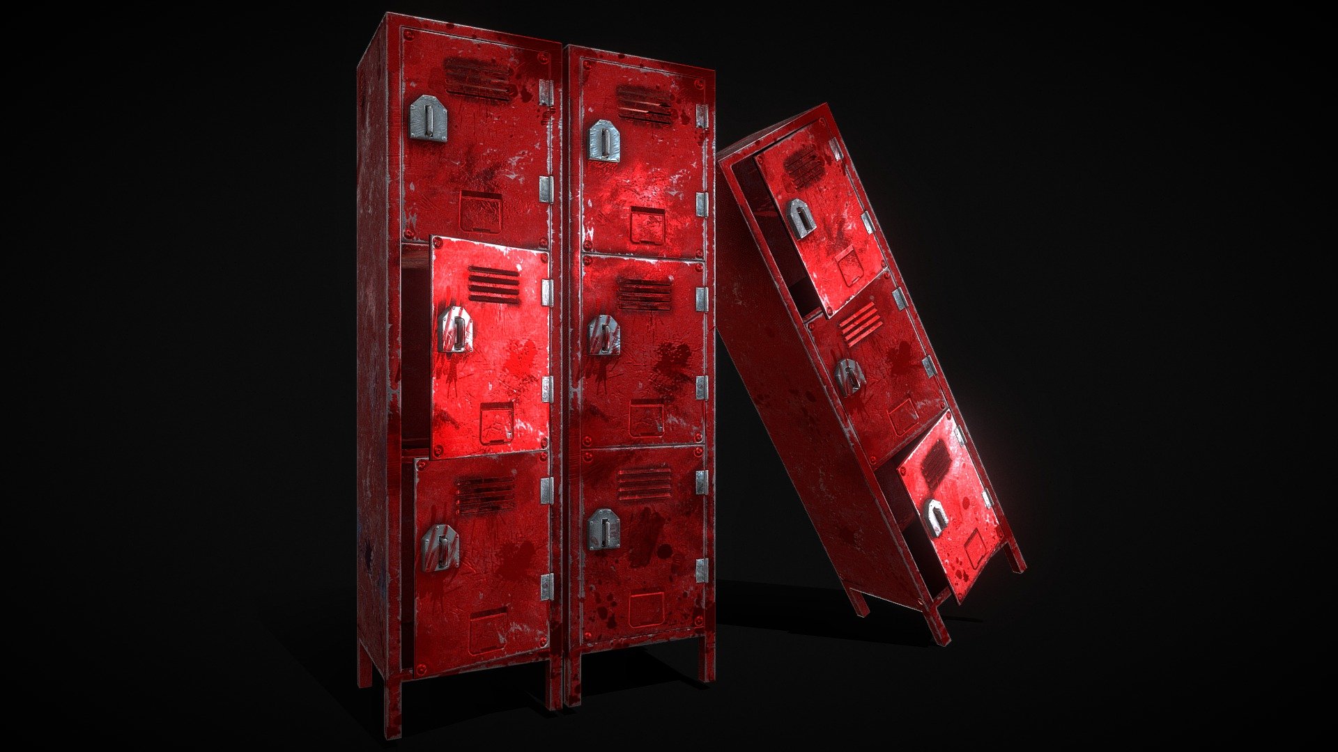 Metal Horror Cabinet (Gameready) - Buy Royalty Free 3D model by Jakub ...