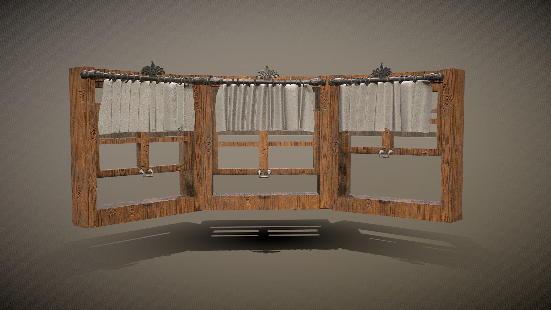 3D Model Corner Window - 3D model by DodoMeshAM [4f55846] - Sketchfab