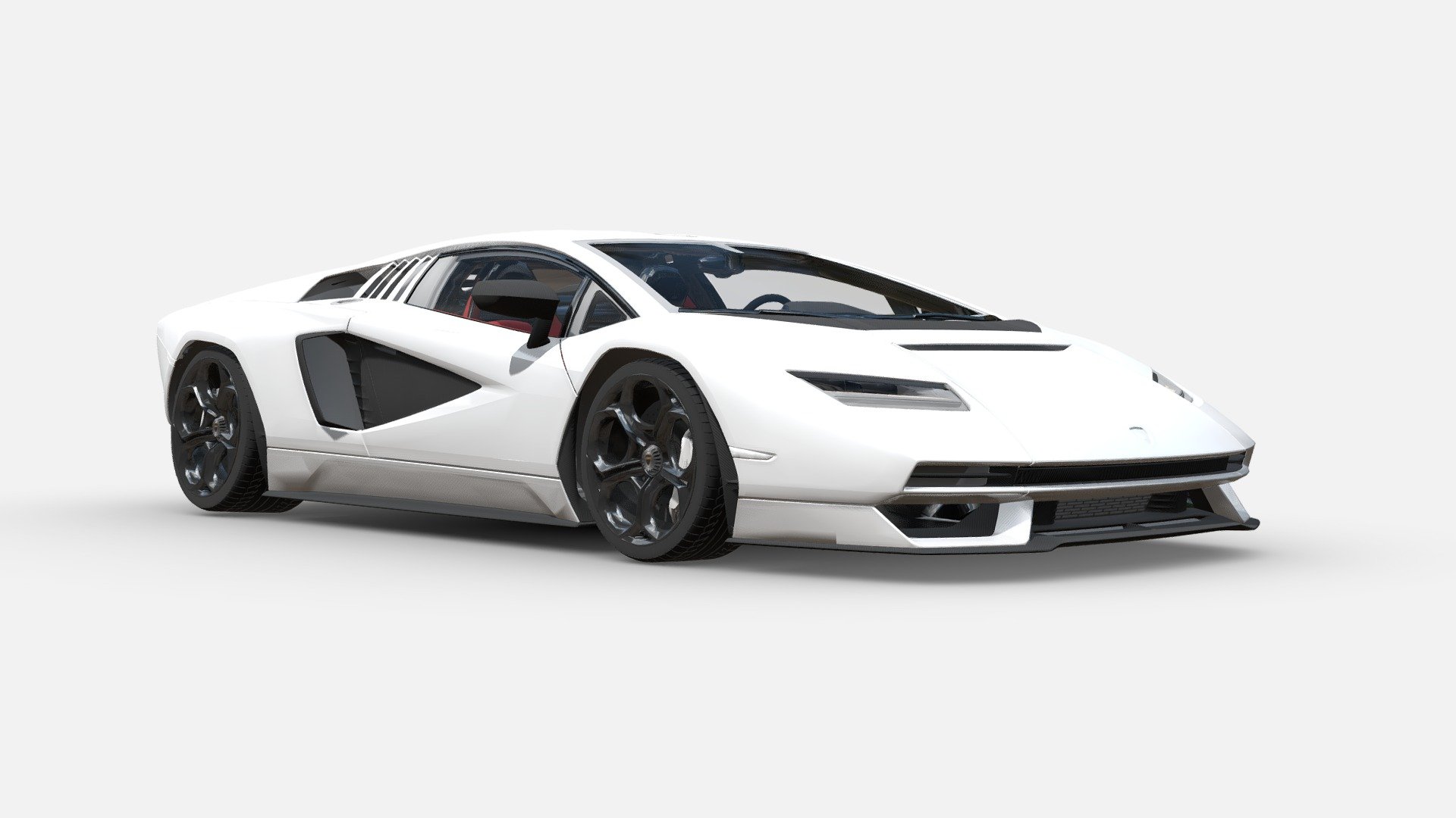 3d model Lamborqhini Countach LPI 800 no. 2/20 - Buy Royalty Free 3D ...