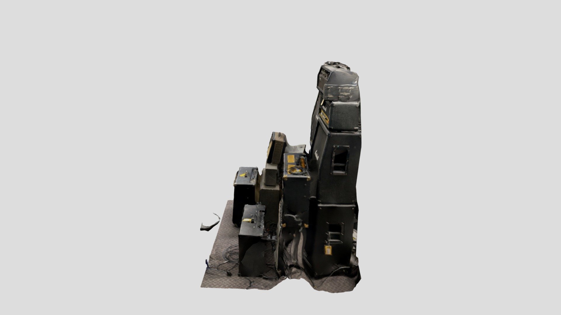 Stacks of Amps - Download Free 3D model by fulcrumvisions.com [4f57a97 ...
