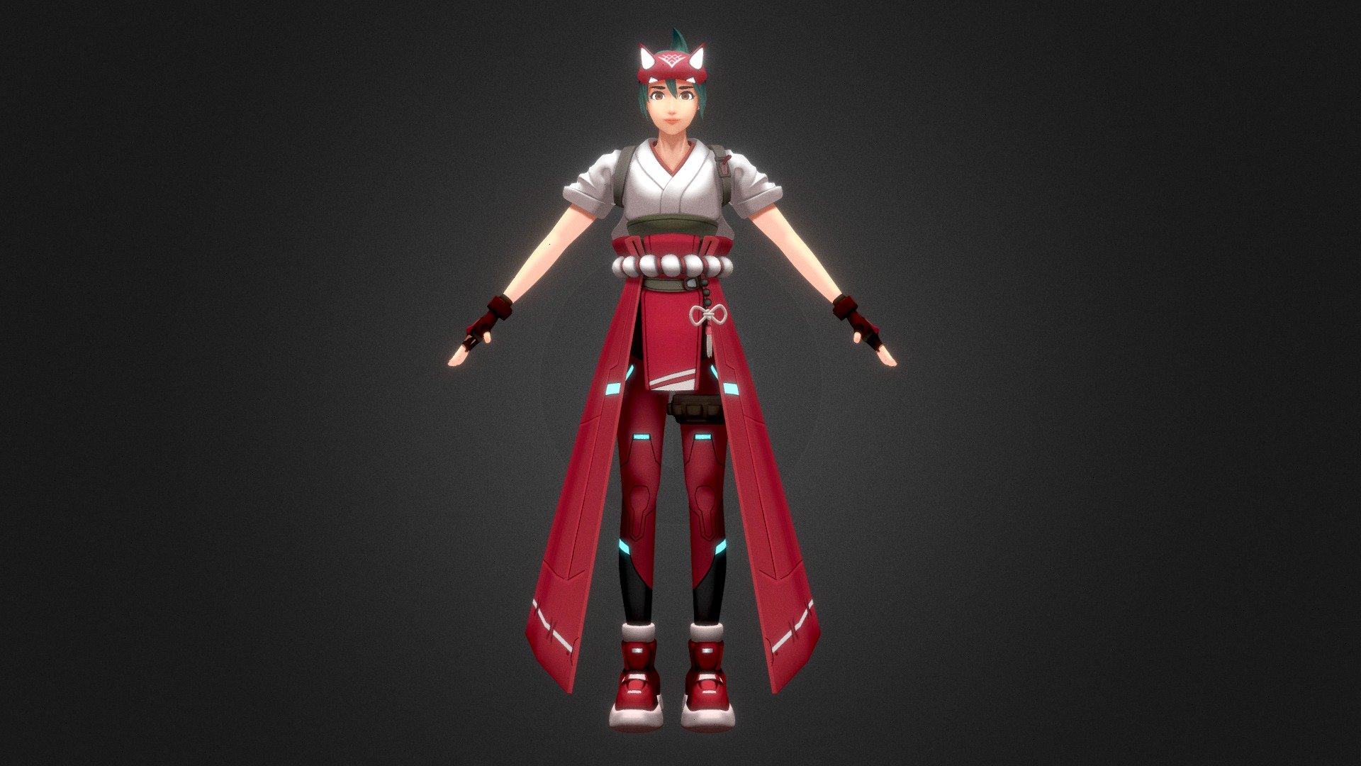 overwatch_kiriko - 3D model by kmjun0215 [4f59f5e] - Sketchfab