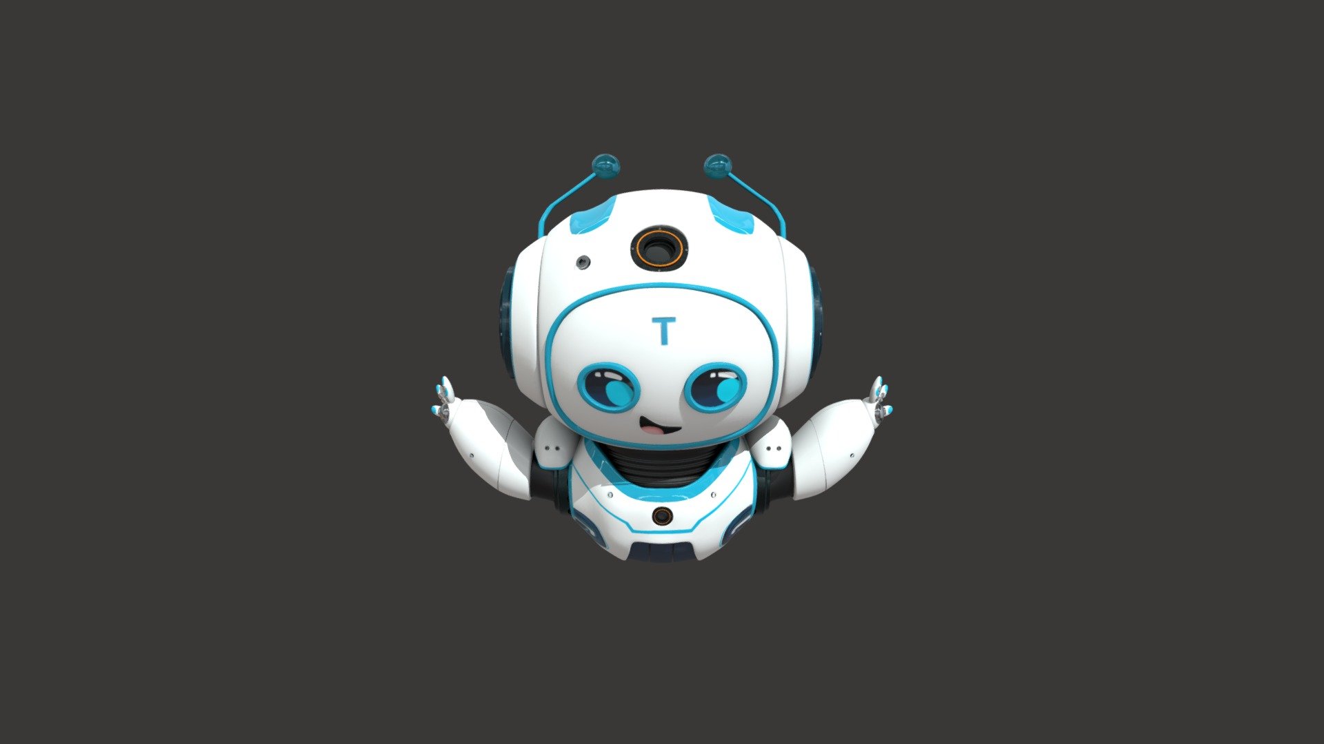 Robot T - 3D model by sensilected [4f5bcc6] - Sketchfab