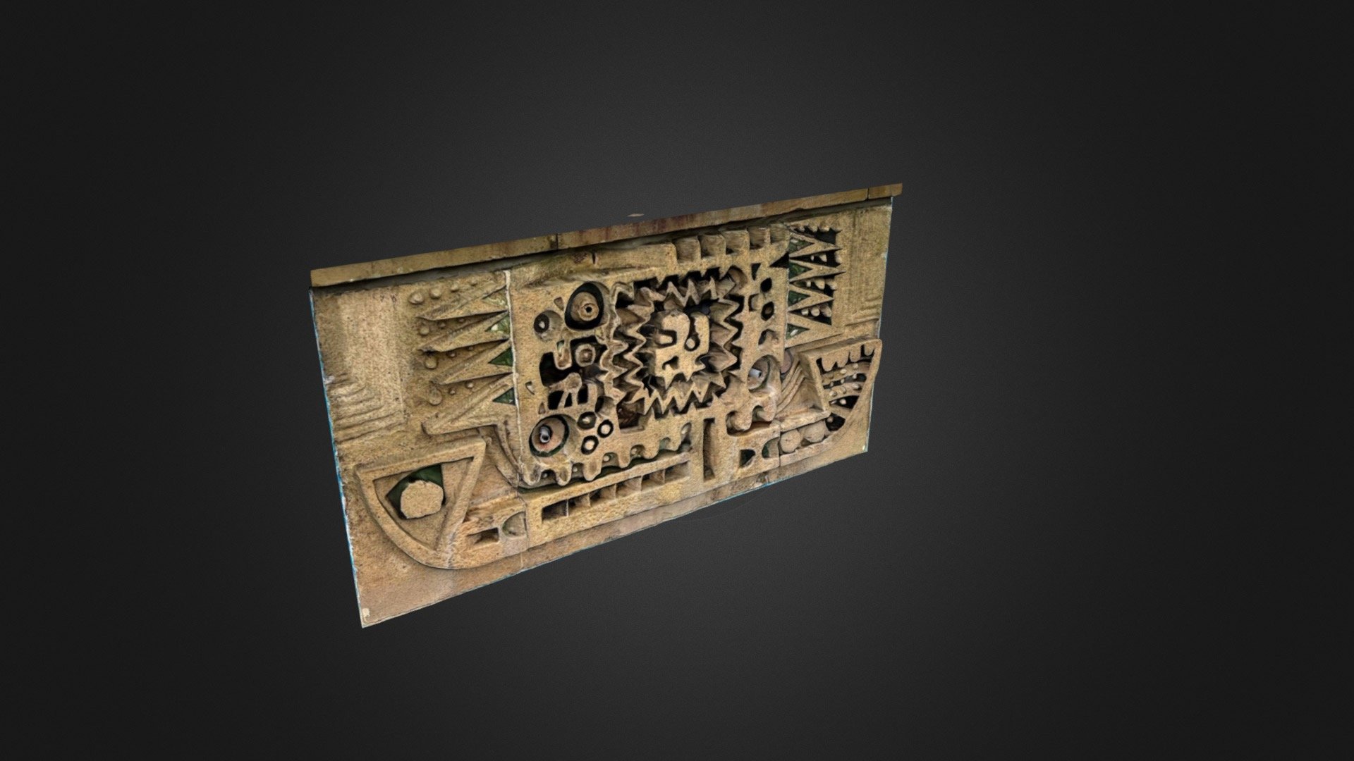 Wall Sculpture Rock Carving Statue - Buy Royalty Free 3D model by ...