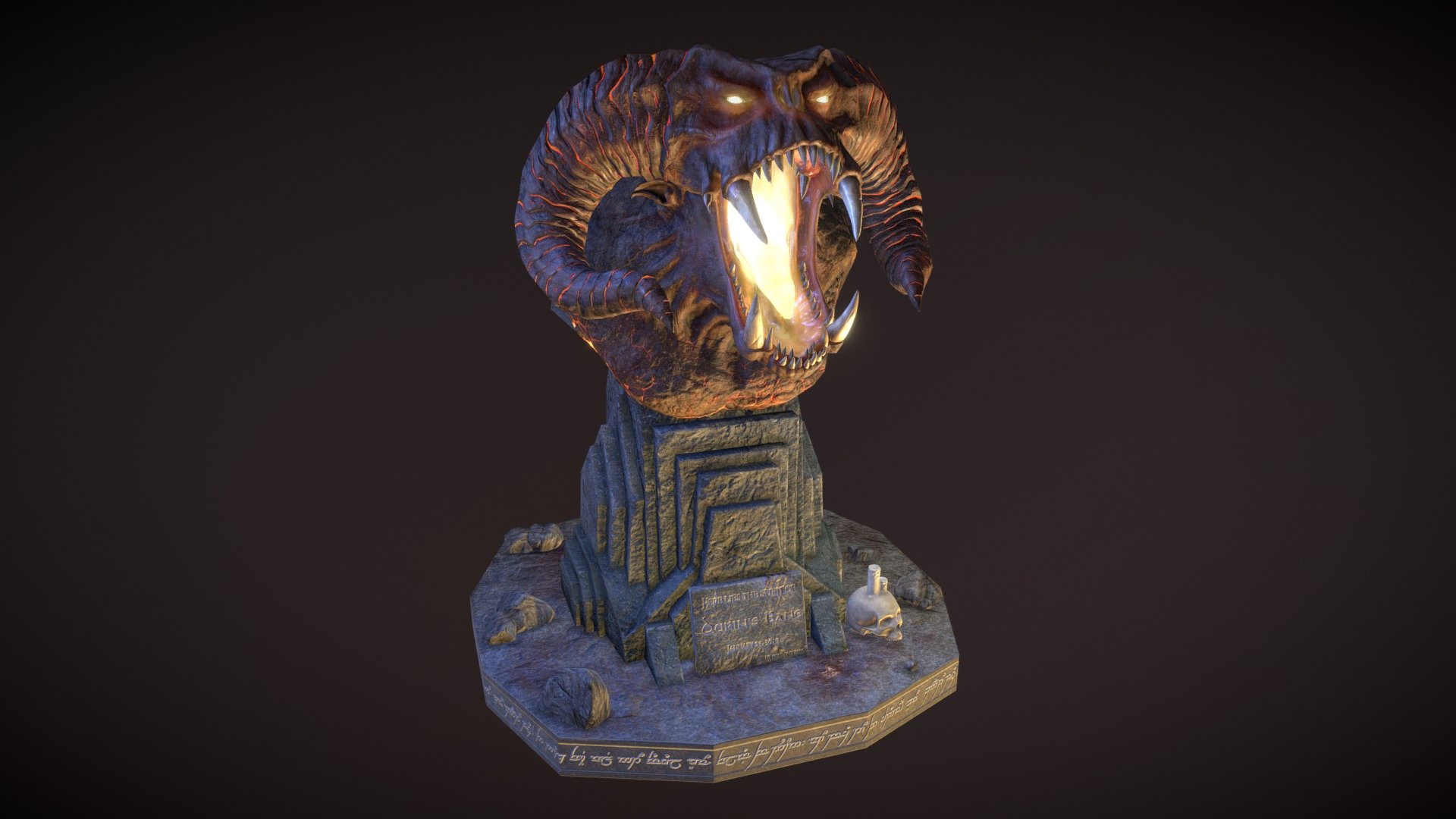 Balrog "Lord of the Rings" - Luciano Laudani - 3D model by AIV [4f5cb33 ...