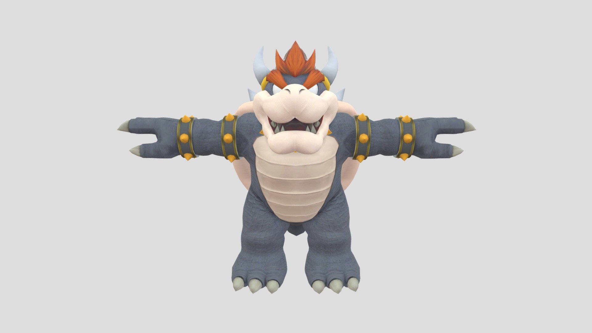 Bowser (Color 5) (SSB4) - Download Free 3D model by Austin Zimmermann ...