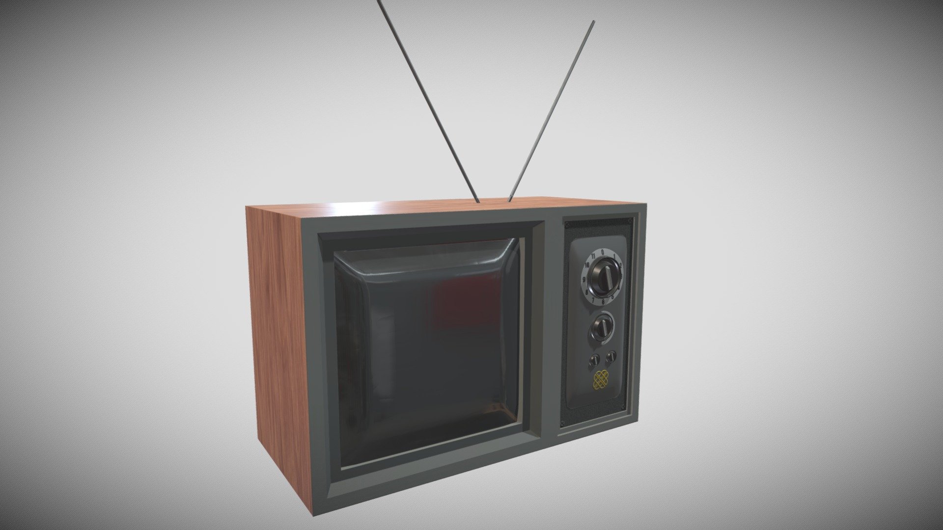 Vintage TV - 3D model by Siddhant Mishra (@spaniard.snakeeyes) [4f5dc68 ...
