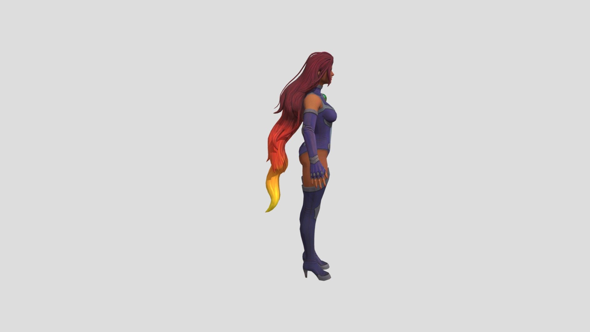 DC Unchained-Starfire - 3D model by julianw27 [4f5eb51] - Sketchfab