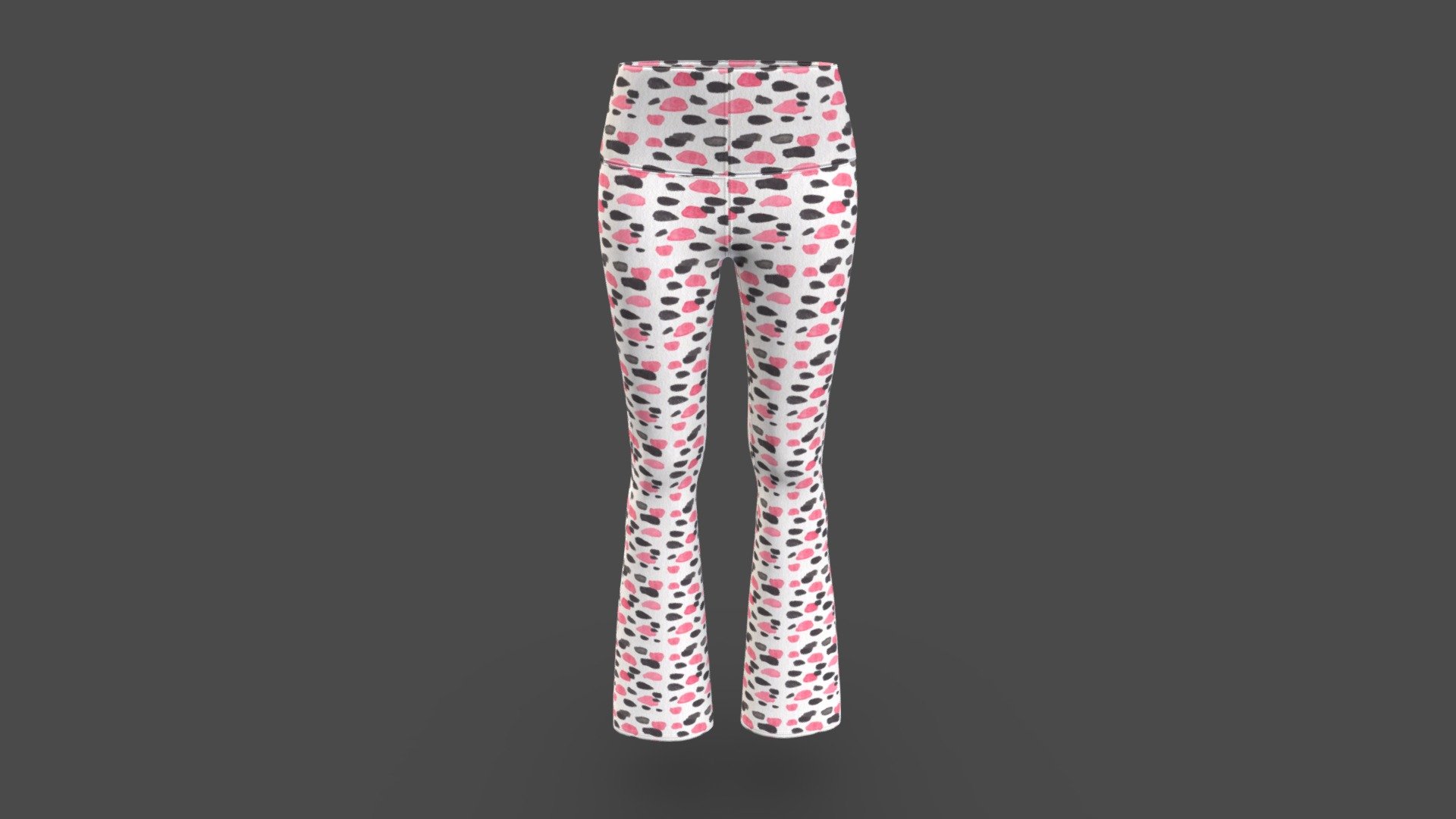 Women Flower Printed Fashion Pant - Download Free 3D model by ...