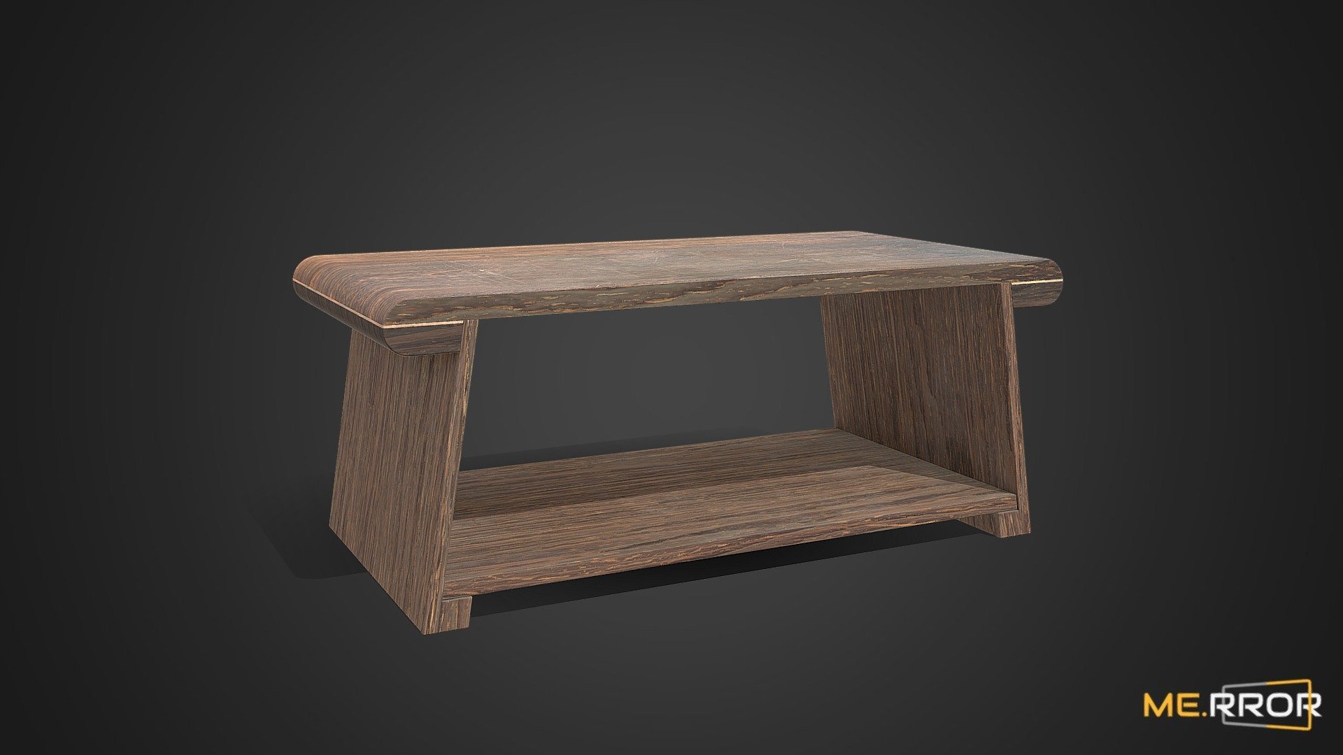 [Game-Ready] Wooden Low Table - Buy Royalty Free 3D model by ME.RROR ...