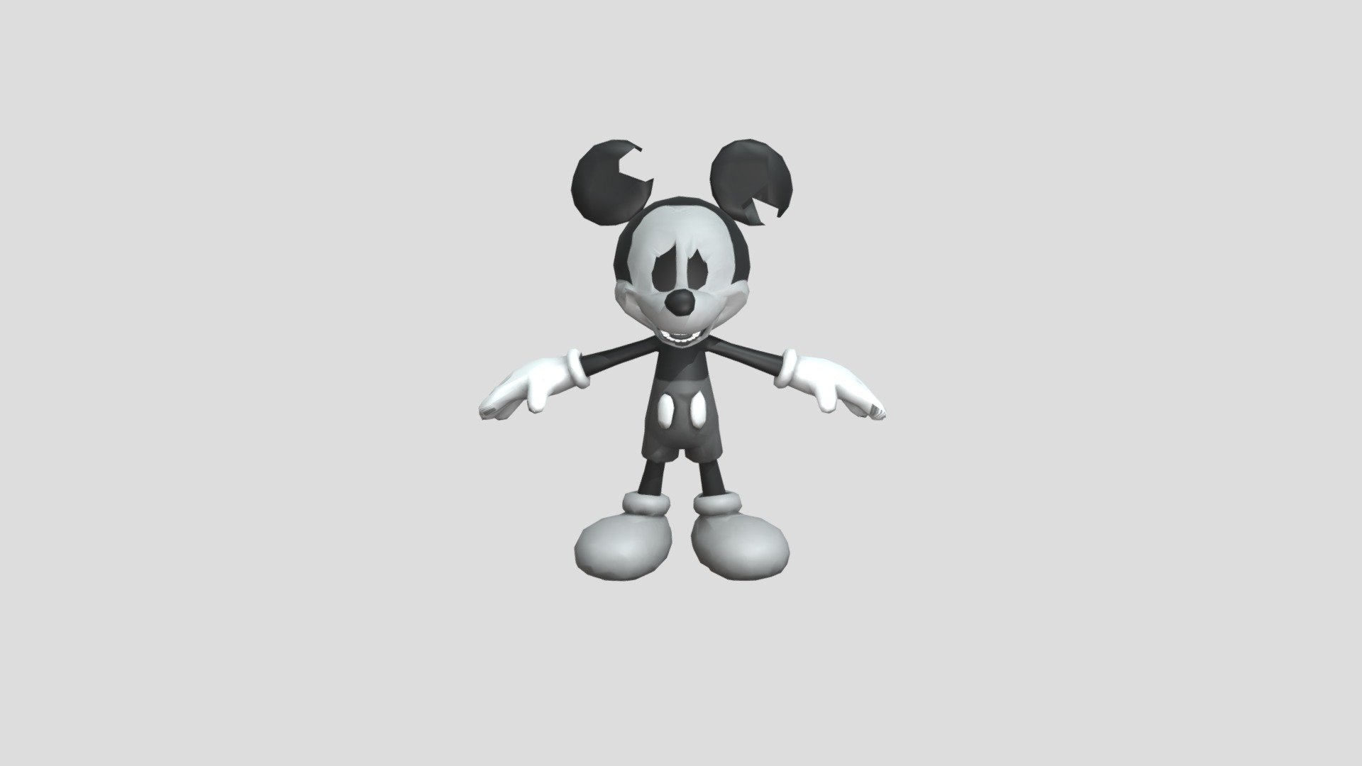 ADI 2.0: Really Happy Mouse (Fully rigged) - 3D model by Charred Willy ...
