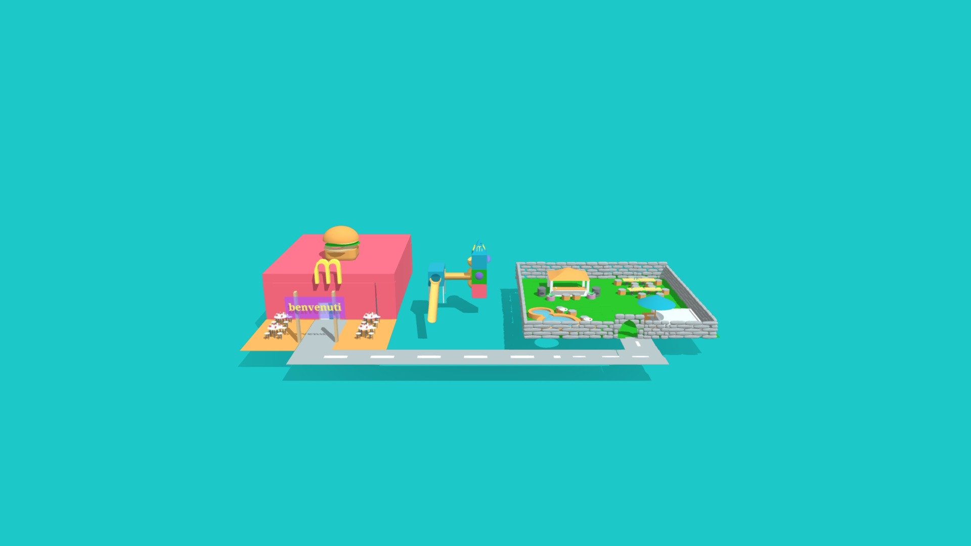 resort-itis-mcdonald's - Download Free 3D model by david rinelli ...