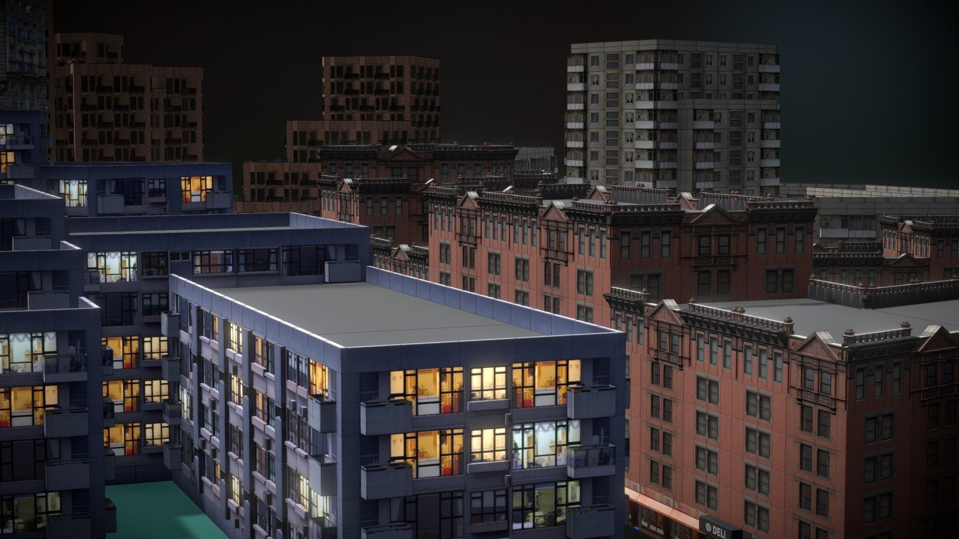 City hub - 3D model by randum [4f6277a] - Sketchfab